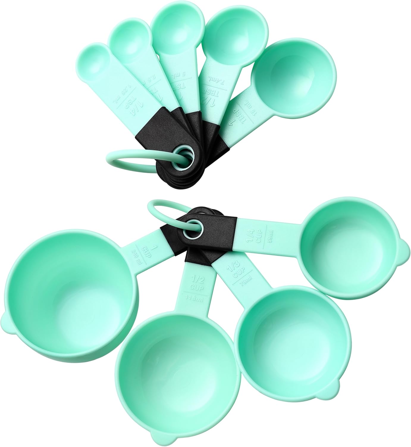 Amazon.com: Spring Chef Mint Magnetic Measuring Cups and Spoons Set of ...