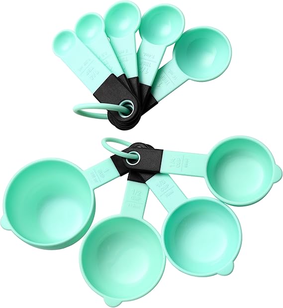 Amazon.com: Spring Chef Mint Magnetic Measuring Cups and Spoons Set of ...