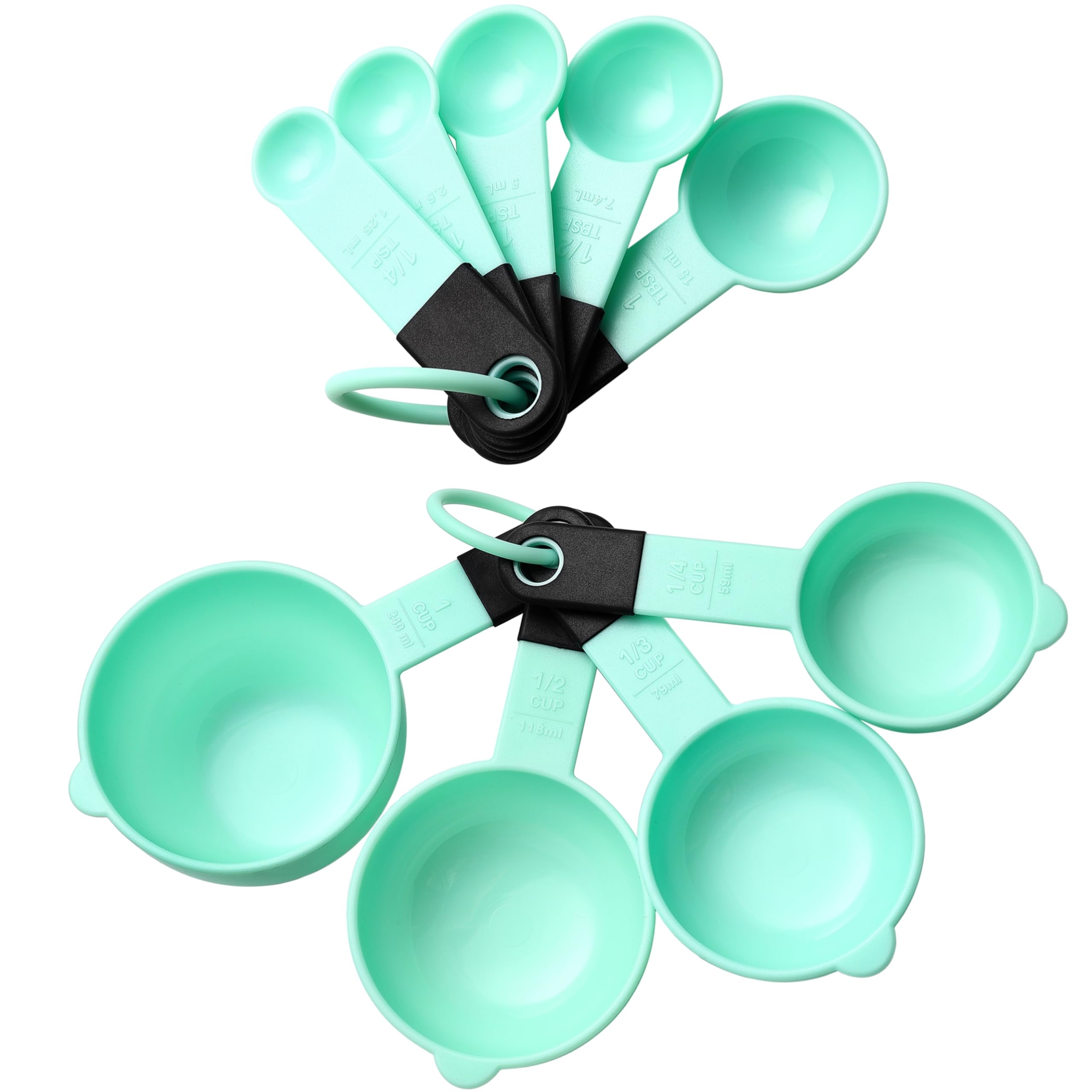 Amazon.com: Spring Chef Mint Magnetic Measuring Cups and Spoons Set of ...