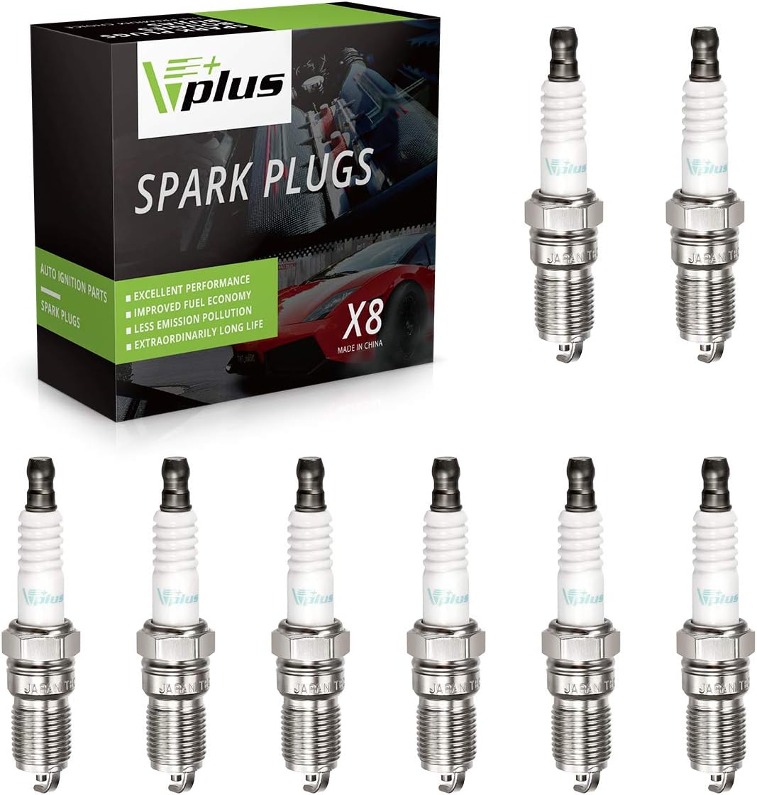 Amazon.com: Vplus Spark Plugs 8 Pack Replaces# 3951 TR55, Compatible ...