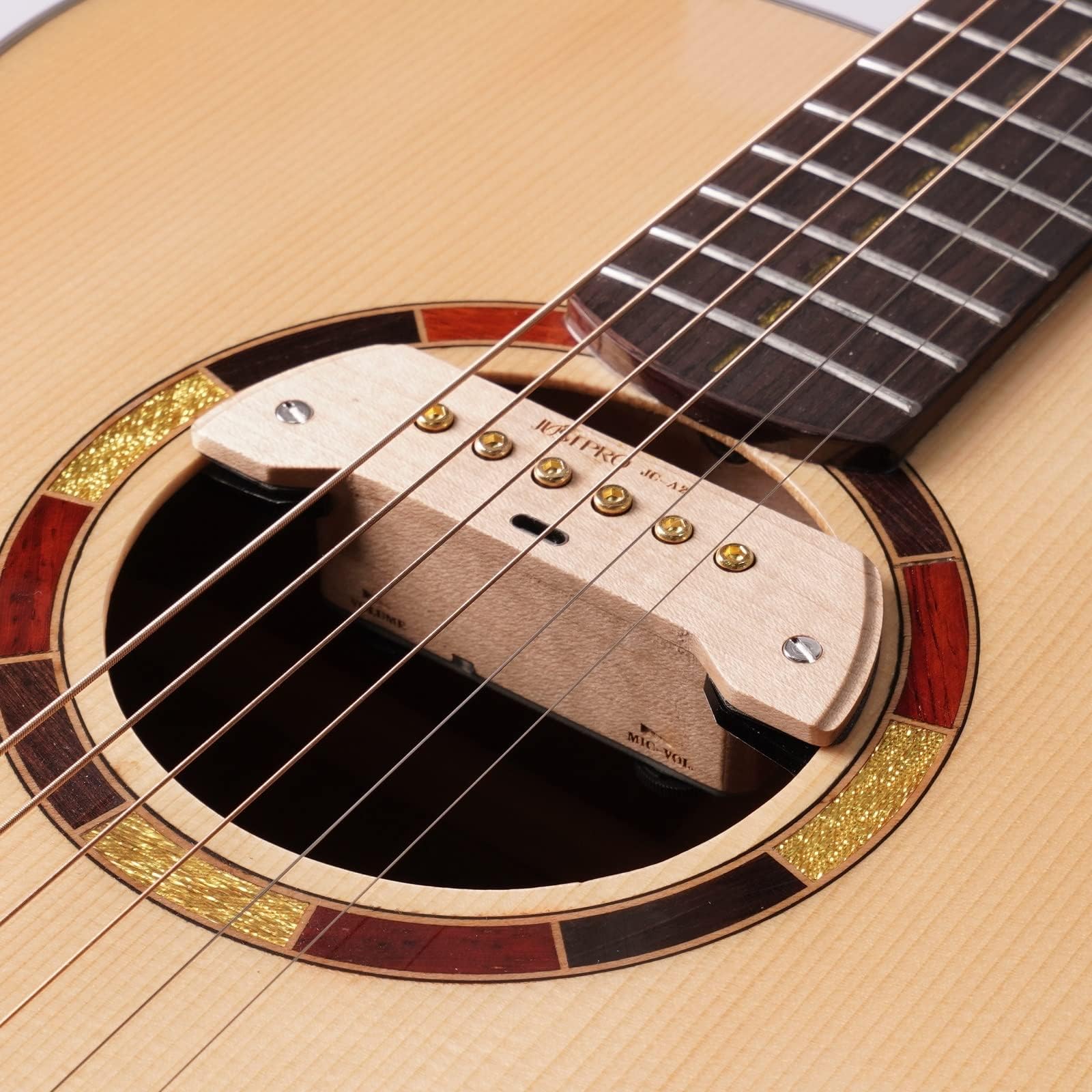 Amazon.com: EMG ACS BAJO Bandera Acoustic Guitar Sound Hole Pickup ...