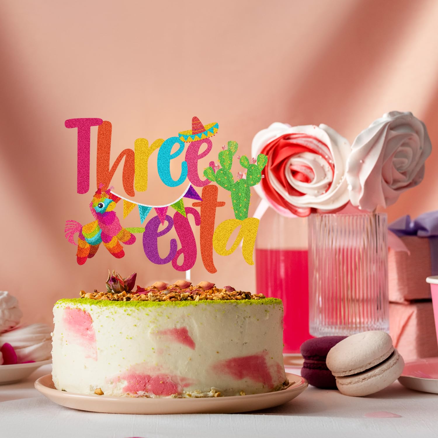Snapklik.com : Three-esta Happy 3rd Birthday Cake Topper - Mexican ...