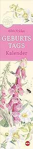 Edith Holden: Birthday Calendar Long Planner: Artistic Bird and Plant ...