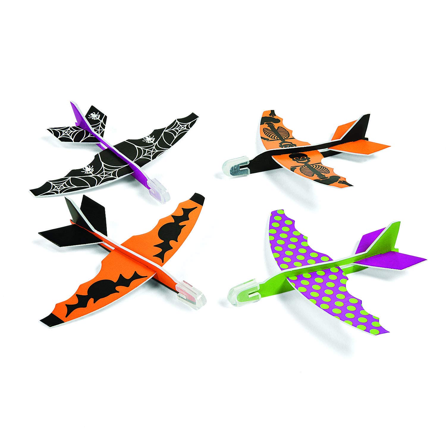 Amazon.com: Fun365 Mini Halloween Foam Gliders Toy with Weighted Nose ...
