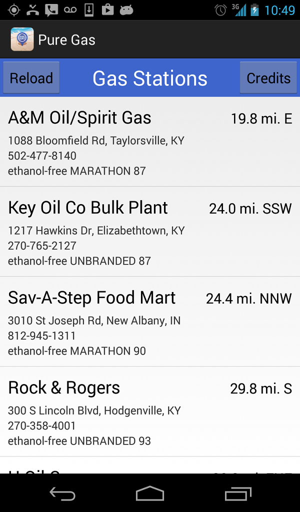 Pure Gas - App on Amazon Appstore