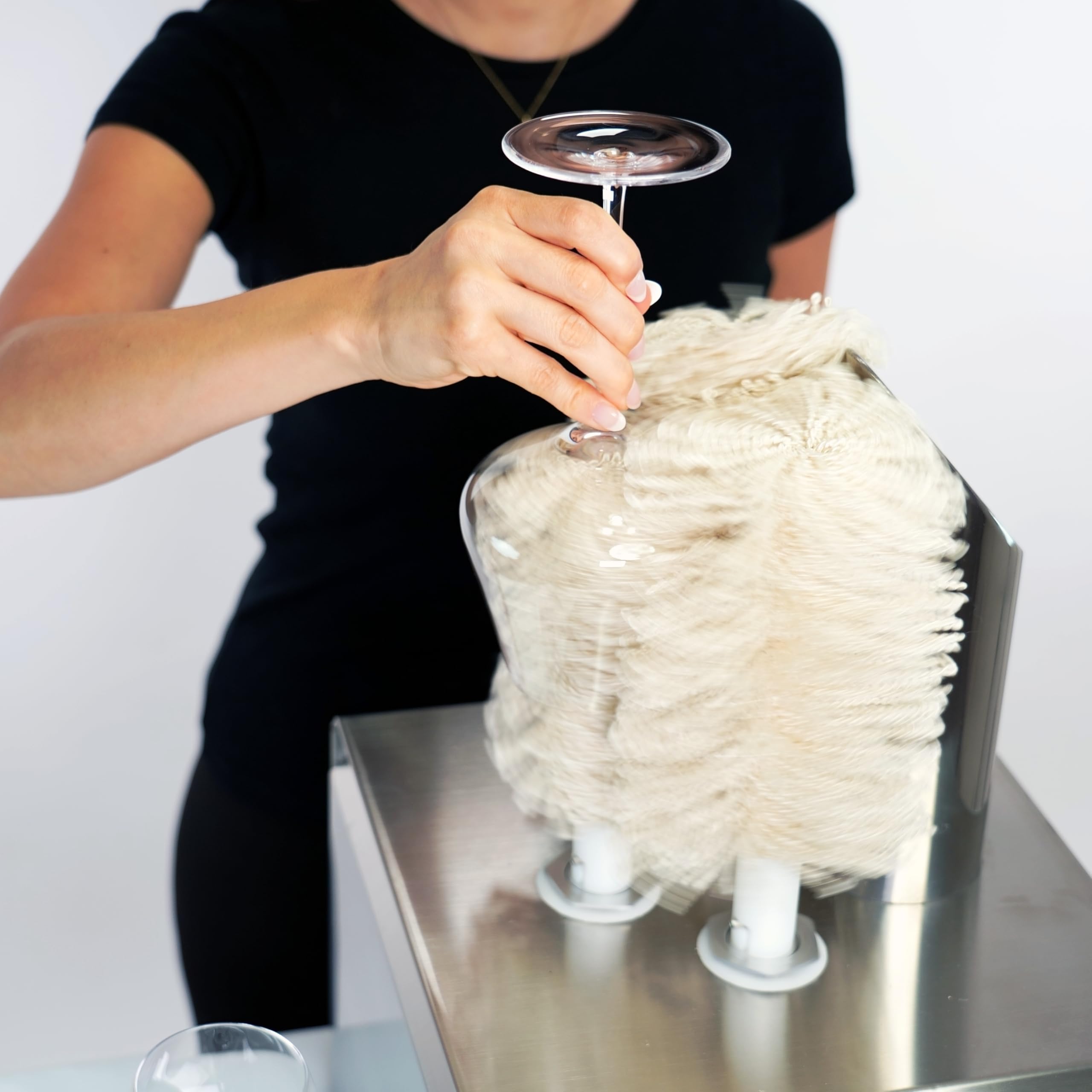 Snapklik.com : Commercial Wine Glass Polisher Machine - Electric Glass ...
