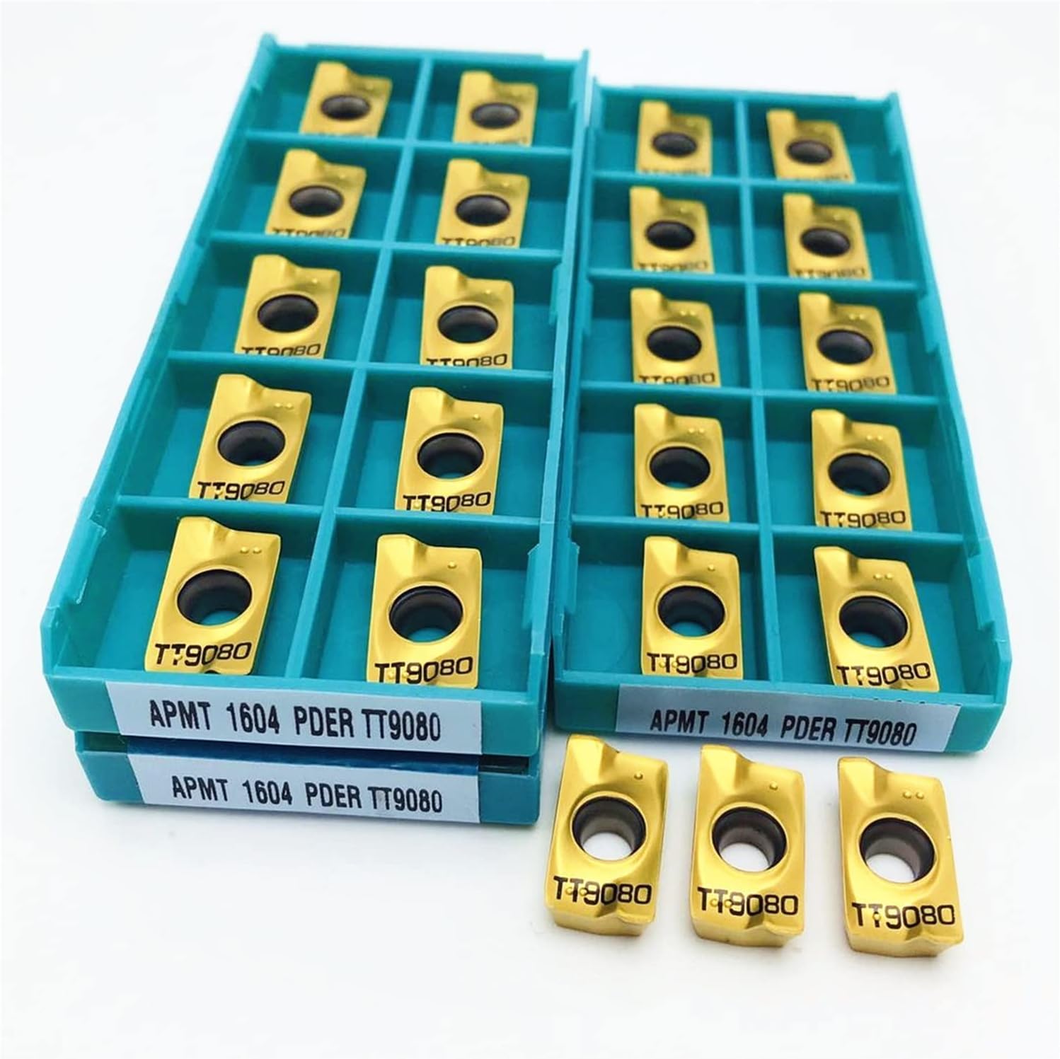 Carbide Turning Inserts 10 Pcs APMT1604 PDER TT9080 Turning Insert ...