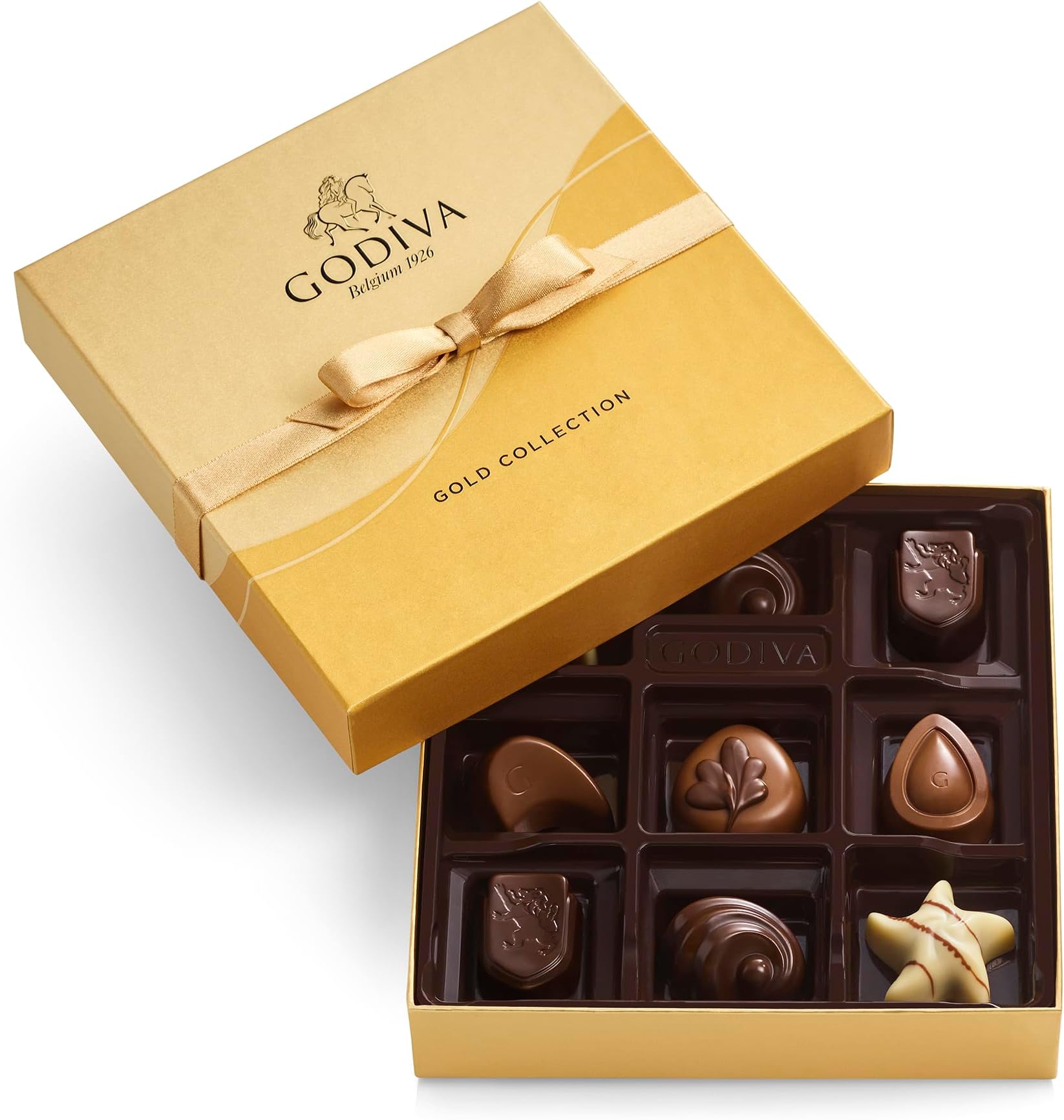 Amazon.com: Godiva Chocolatier 36 pc Holiday Goldmark Chocolate Gift Box : Grocery & Gourmet Food