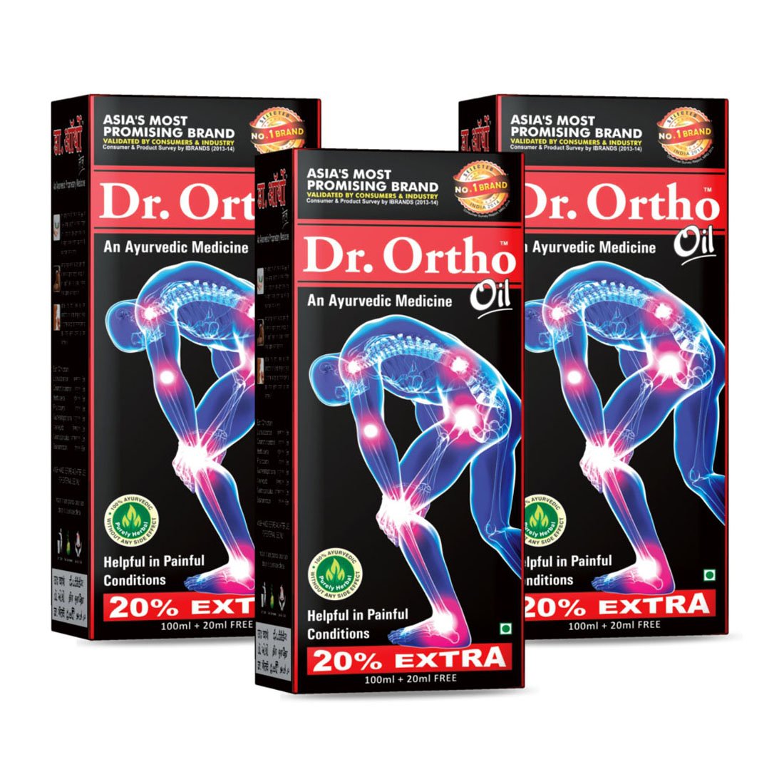Dr Ortho Oil - 120 ml (Pack of 3) : Amazon.in: Health & Personal Care