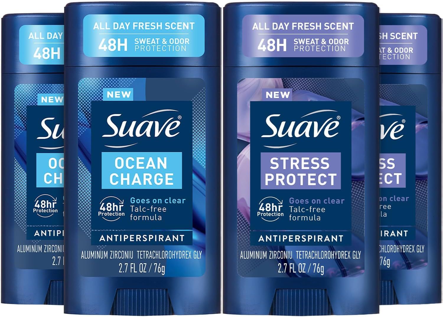 Amazon.com : Suave Antiperspirant Deodorant for Men Variety 4-Pack ...