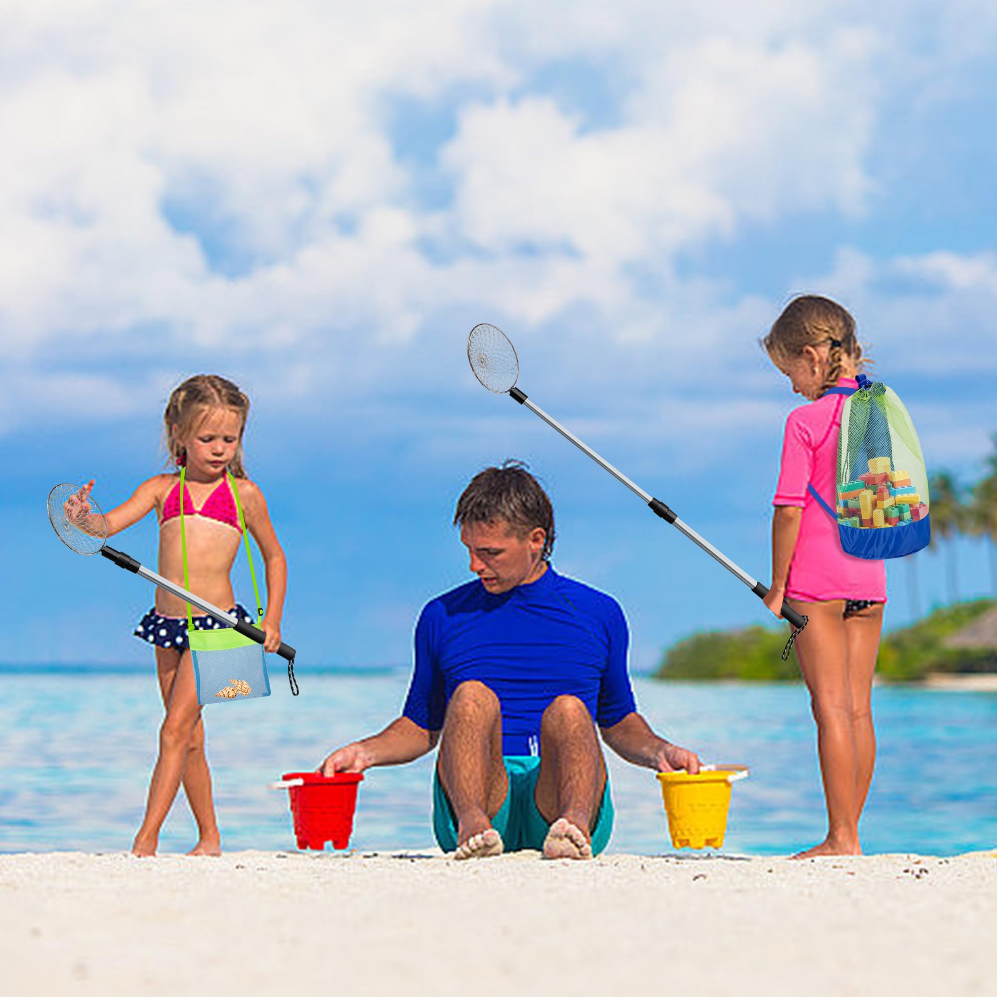 Snapklik.com : 5 Pcs/Set Beach Sand Sifter