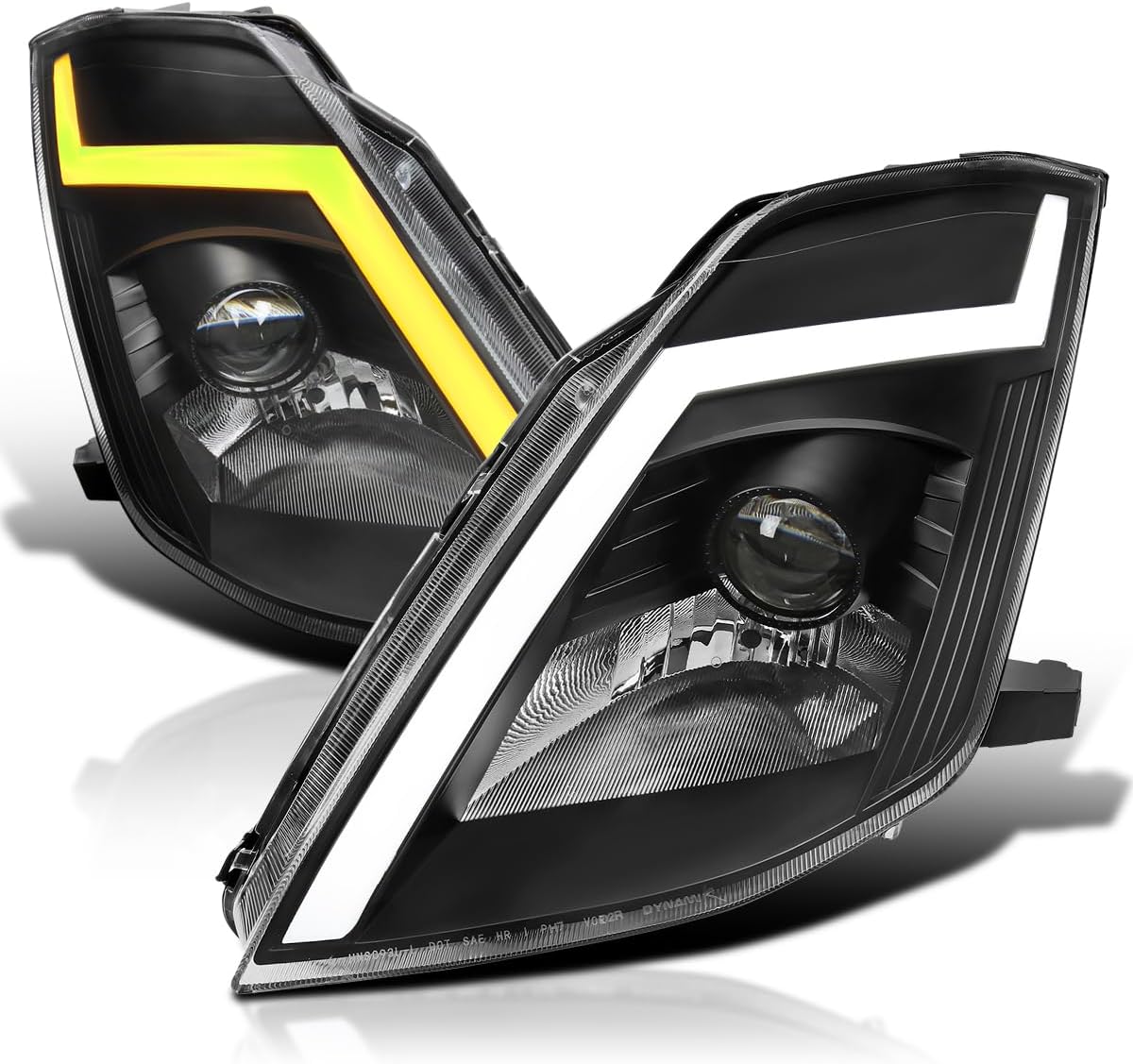 Amazon.com: SPEC-D TUNING Black Sequential Switchback Projector ...