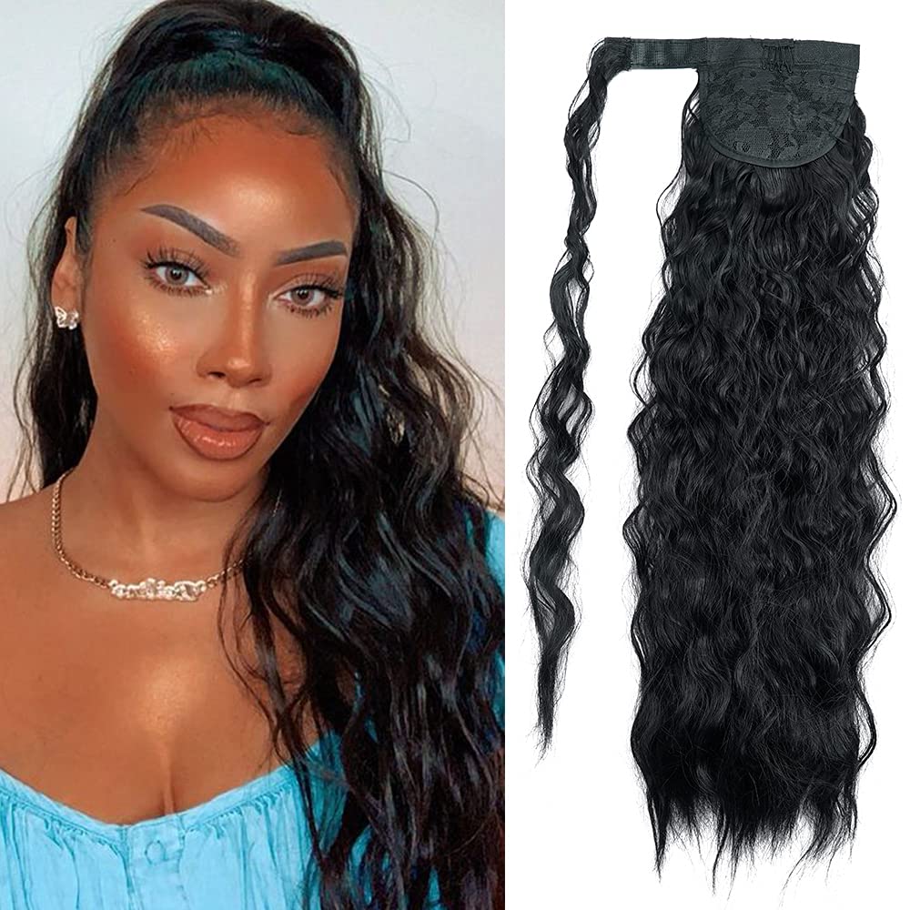 Long Corn Wave Ponytail Exten...B09DYK9RNC | Encarguelo.com