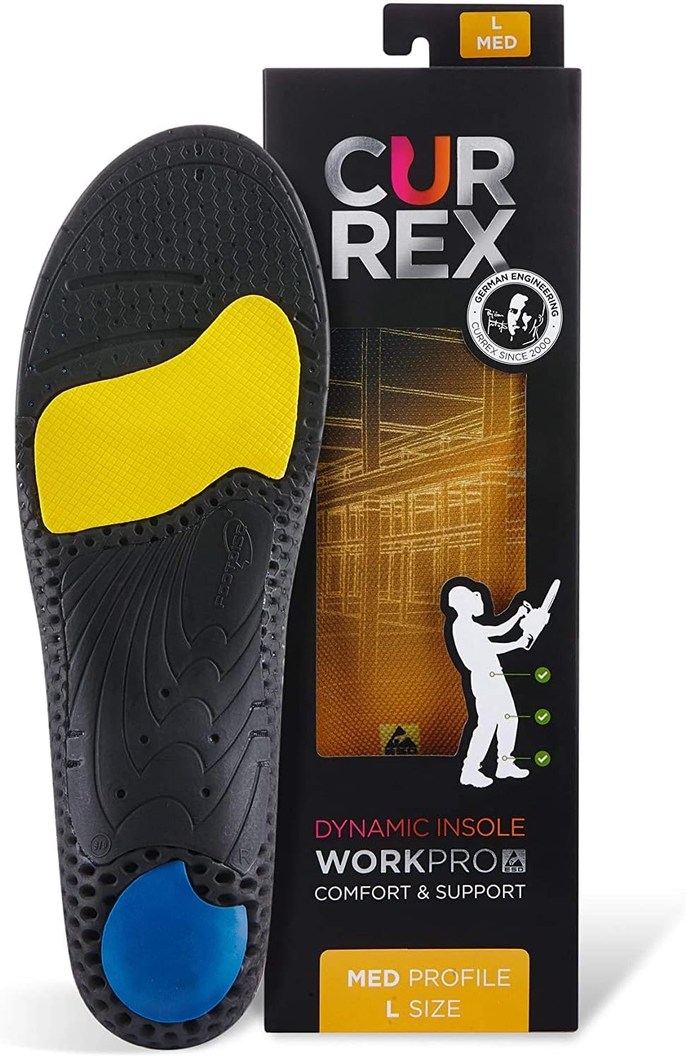 CURREX WORKPRO - Prevent Pain and Strain Injuries to feet, Knees, and ...