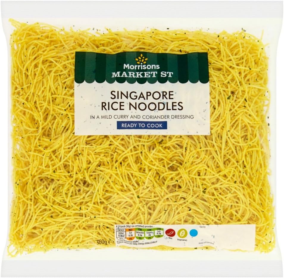 Morrisons Singapore Rice Noodles, 360 g : Amazon.co.uk: Grocery