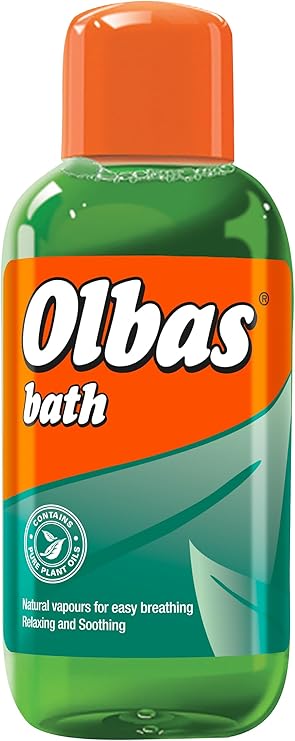 Olbas Bath - Natural Vapours for Easing Breathing - Relaxing & Soothing ...