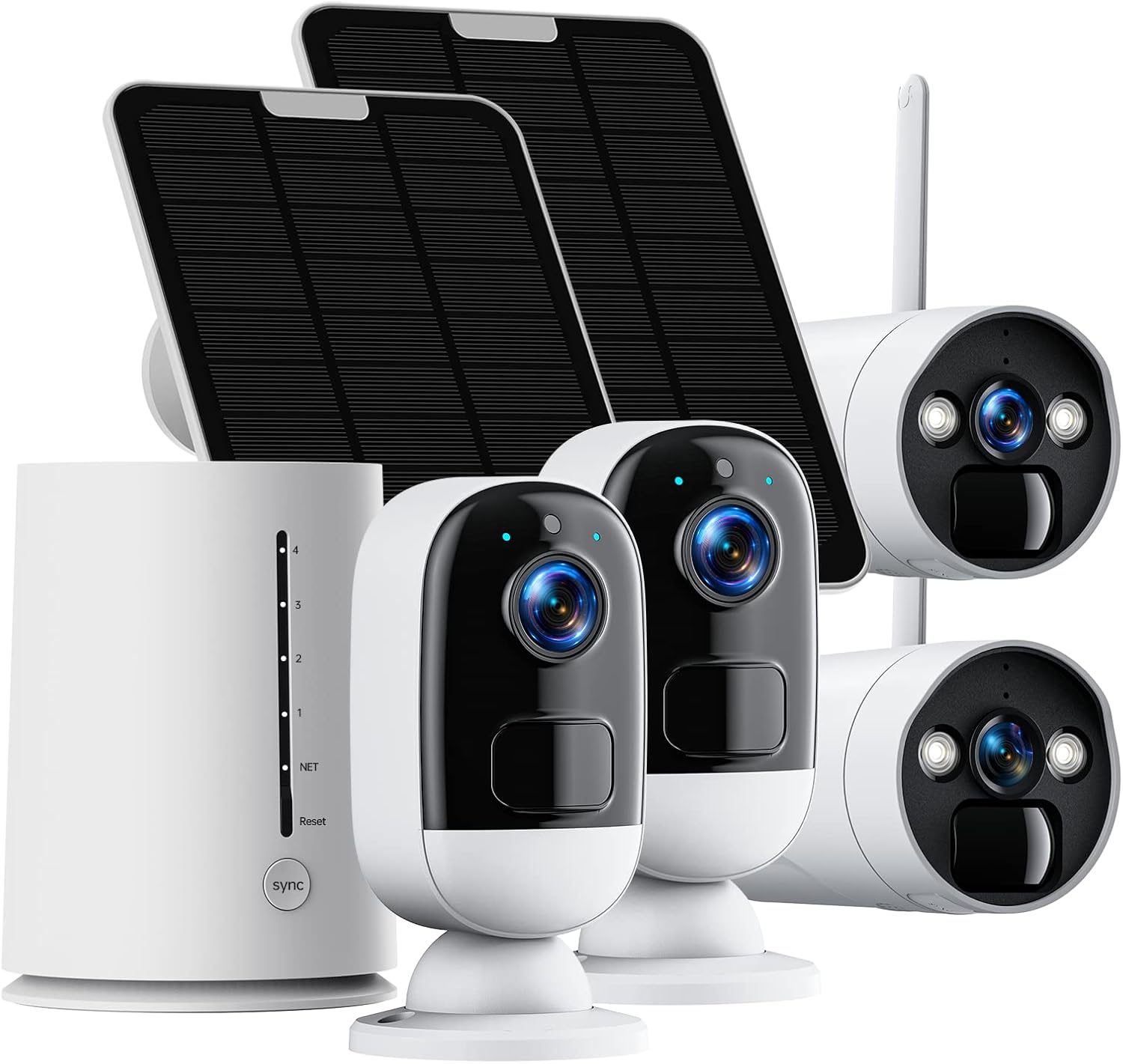 Amazon.com : CAMBLINK Solar Security Cameras Wireless Outdoor System ...