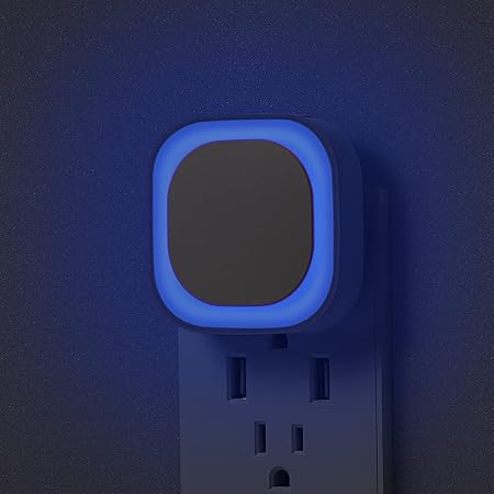 YUNLEX 6 Pack Plug in Dimmable Night Light, Soft Night Light, Auto Dusk ...