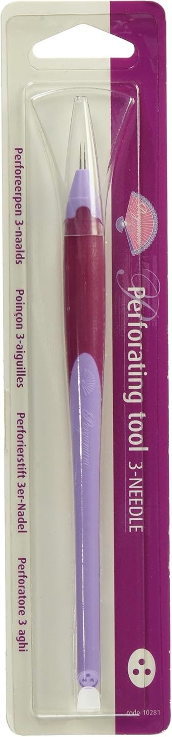 Pergamano 3-Needle Perforating Tool, Purple : Amazon.co.uk: Home & Kitchen