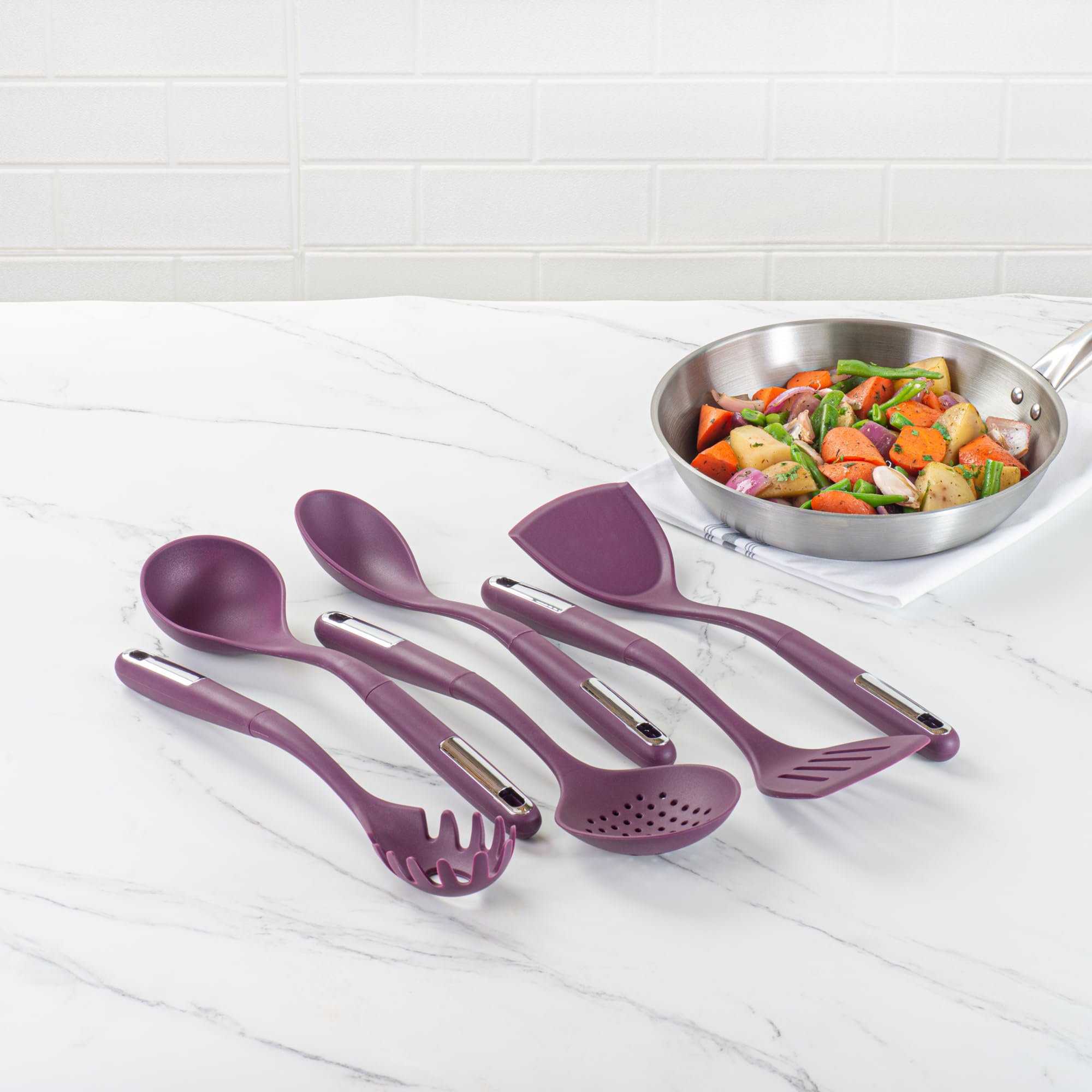 Snapklik.com : Met Lux Kitchen Utensil Sets, 10 Silicone Utensil Sets ...
