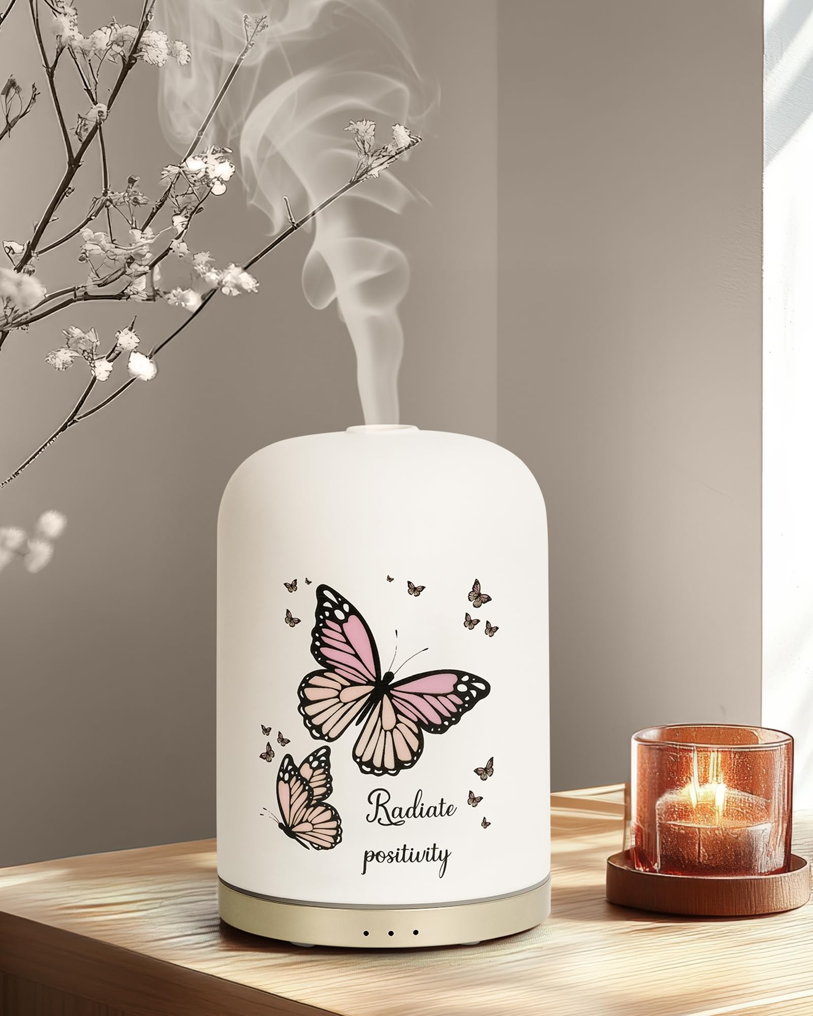 Amazon.com: 110ML Essential Oil Diffuser, Ceramic Diffusers for ...