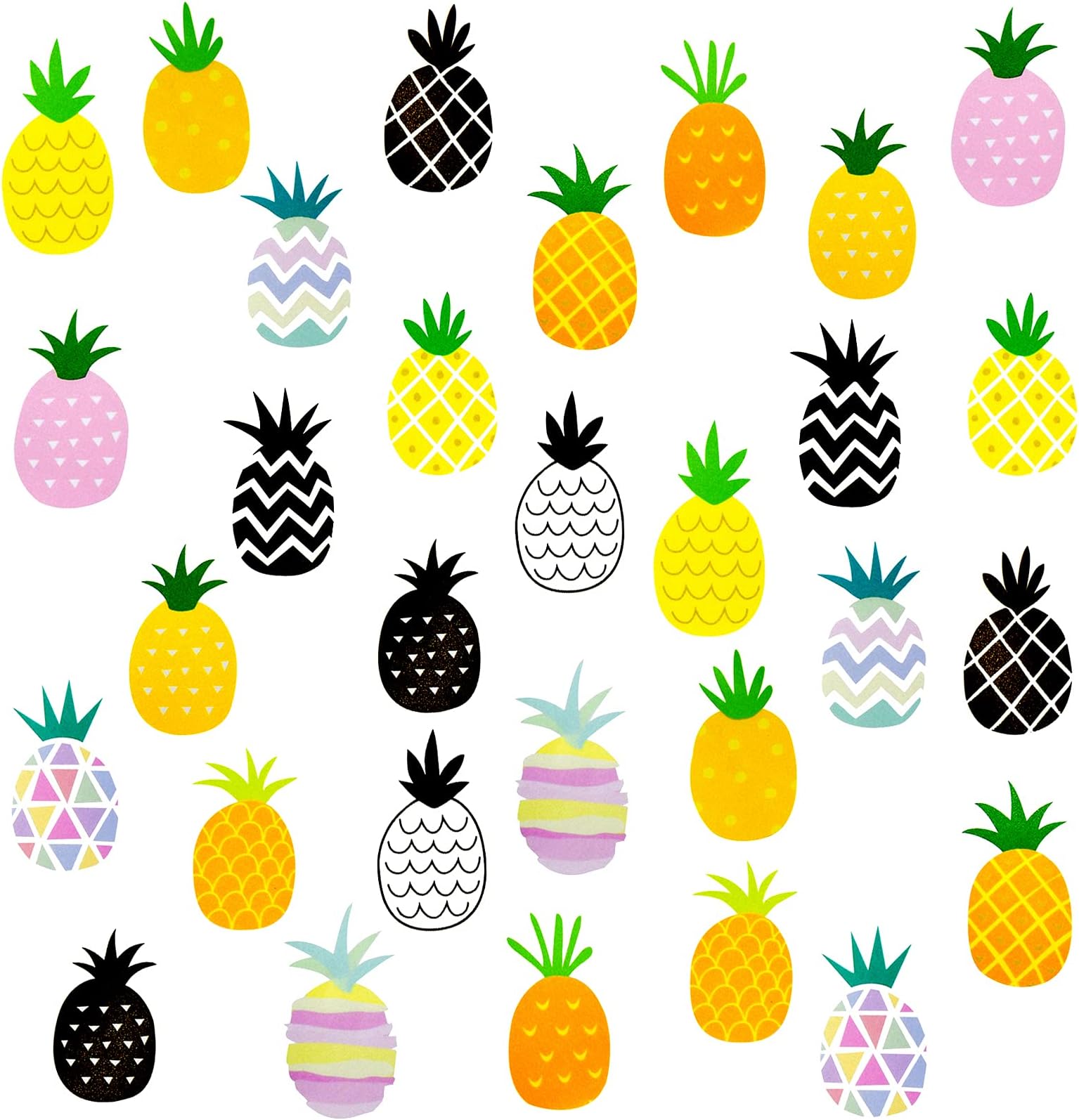 Amazon.com: Wall Pops WPK1908 Pineapple Wall Art Kit, Metallic : Tools ...