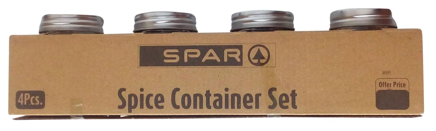 Buy Spar Spice Containers Set, 4 Pieces, 1 Count Combo Pack Online at ...