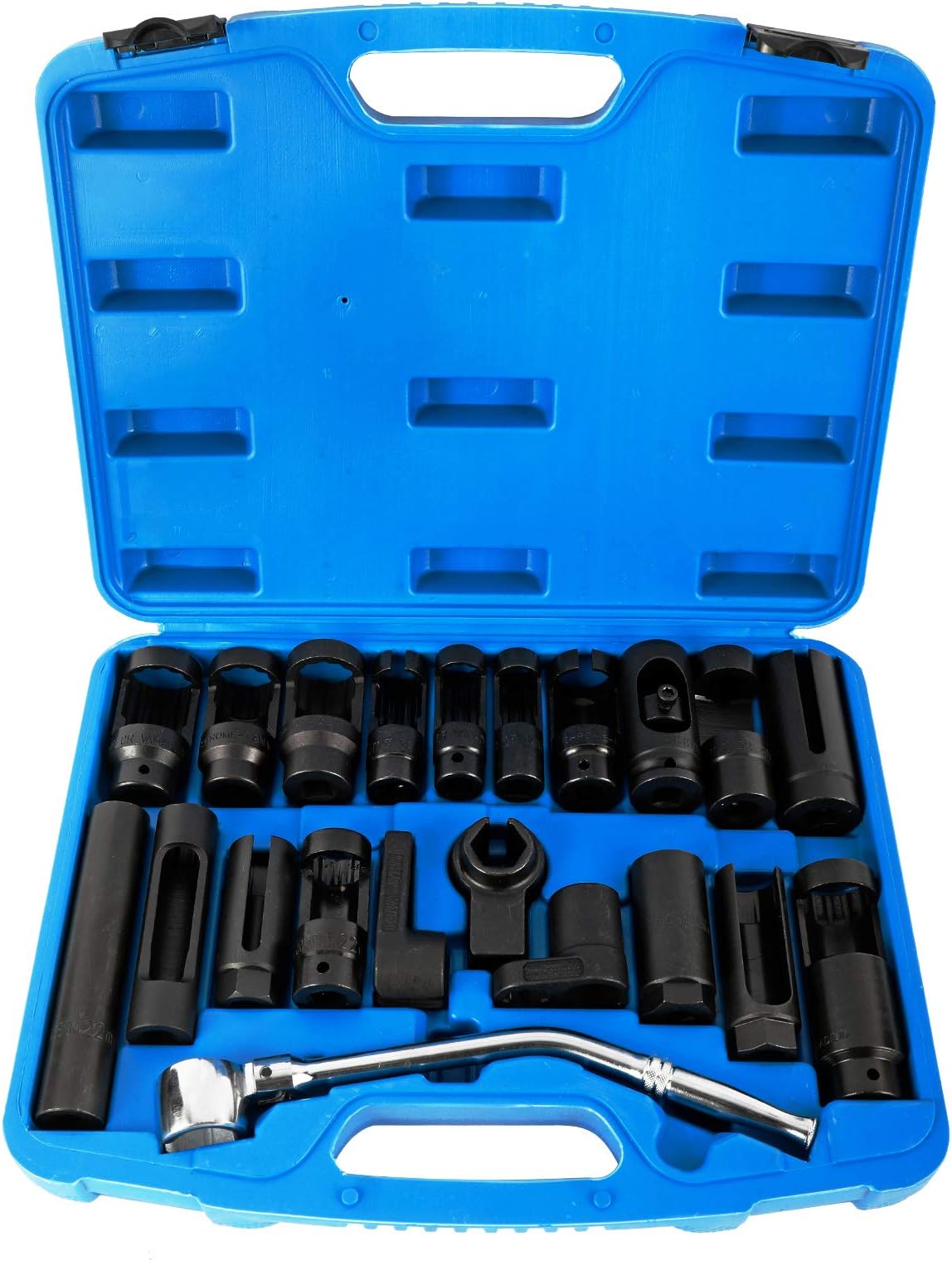 Amazon.com: BTSHUB 21 pcs O2 Oxygen Sensor Socket Set Sensor Oil ...