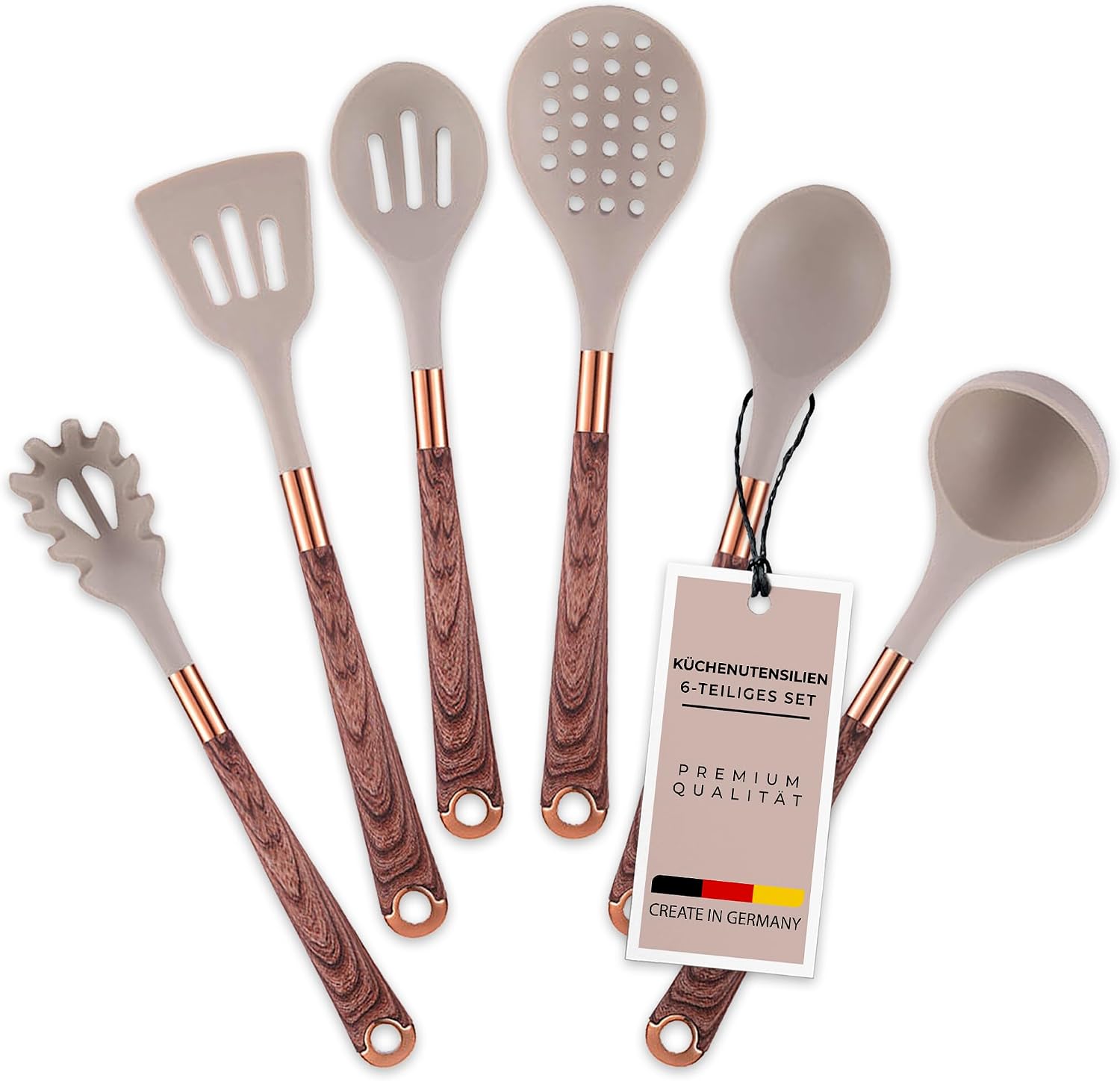 STEINBOCKER Premium Küchenutensilien - Silikon Küchenschaber Set in ...