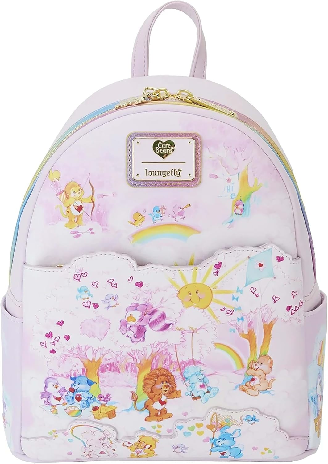 Amazon.com: Loungefly Care Bears Cousins Cloud Crew Mini Backpack Care ...