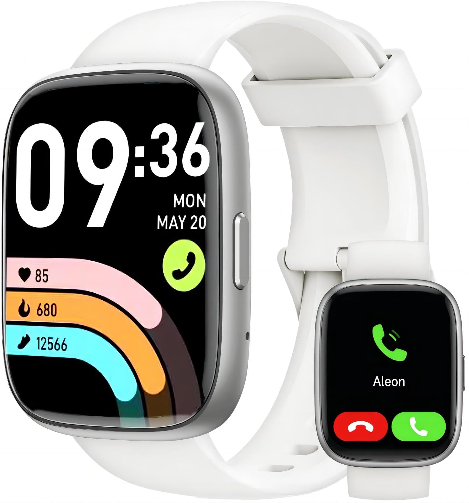 MILOUZ Smart Watch for Men Women(Answer/Make Calls),Alexa Built-in,1.83 ...