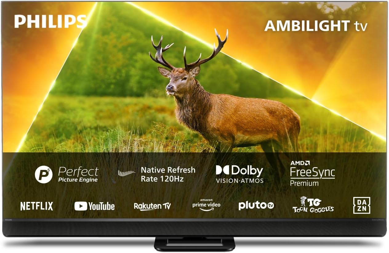 Philips Ambilight TV The Xtra 55PML9308/12 55''(139 cm) 4K UHD Dolby ...