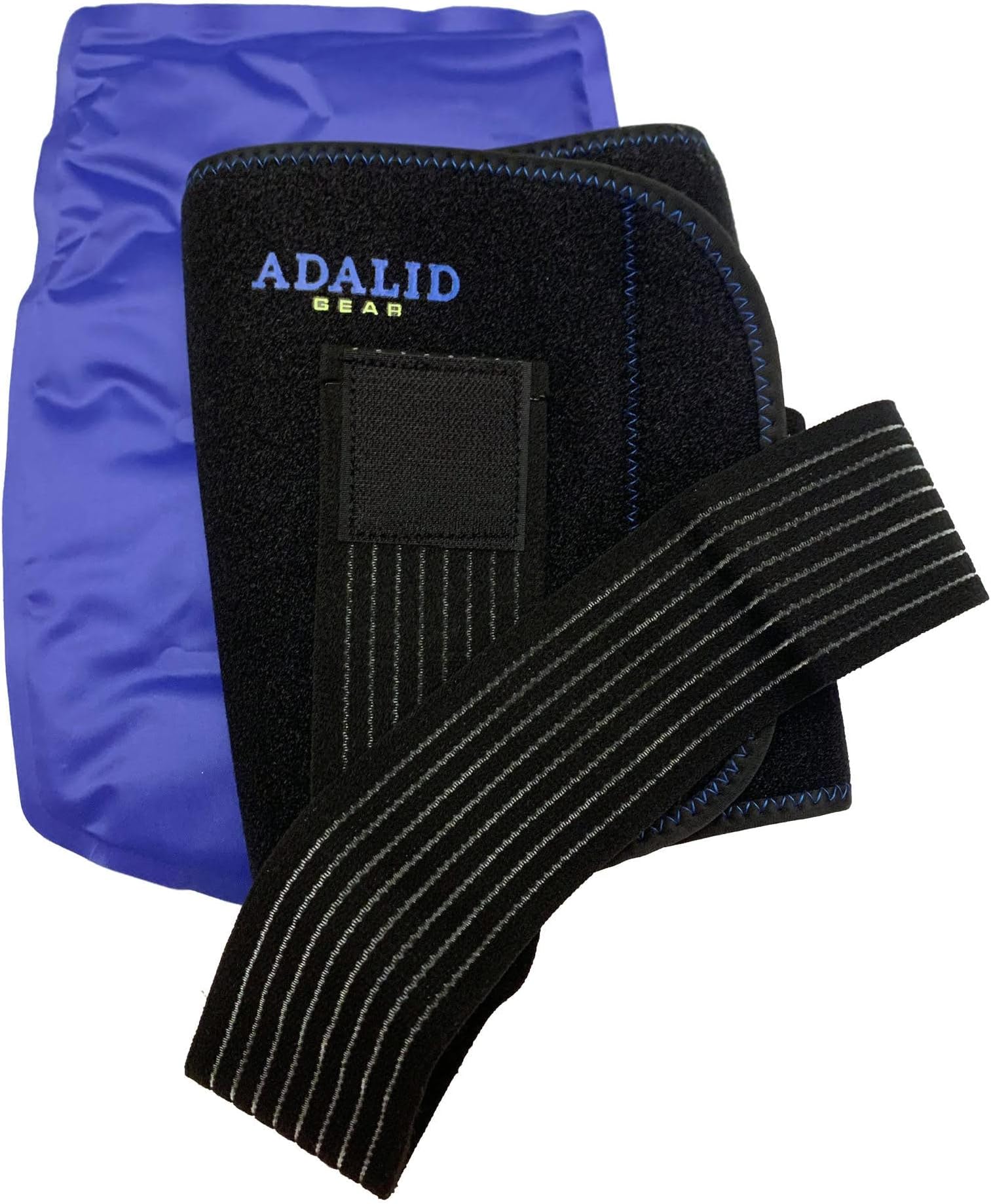 Amazon.com: Thigh Brace Wrap with Ice Gel Pack for Hot and Cold Therapy ...