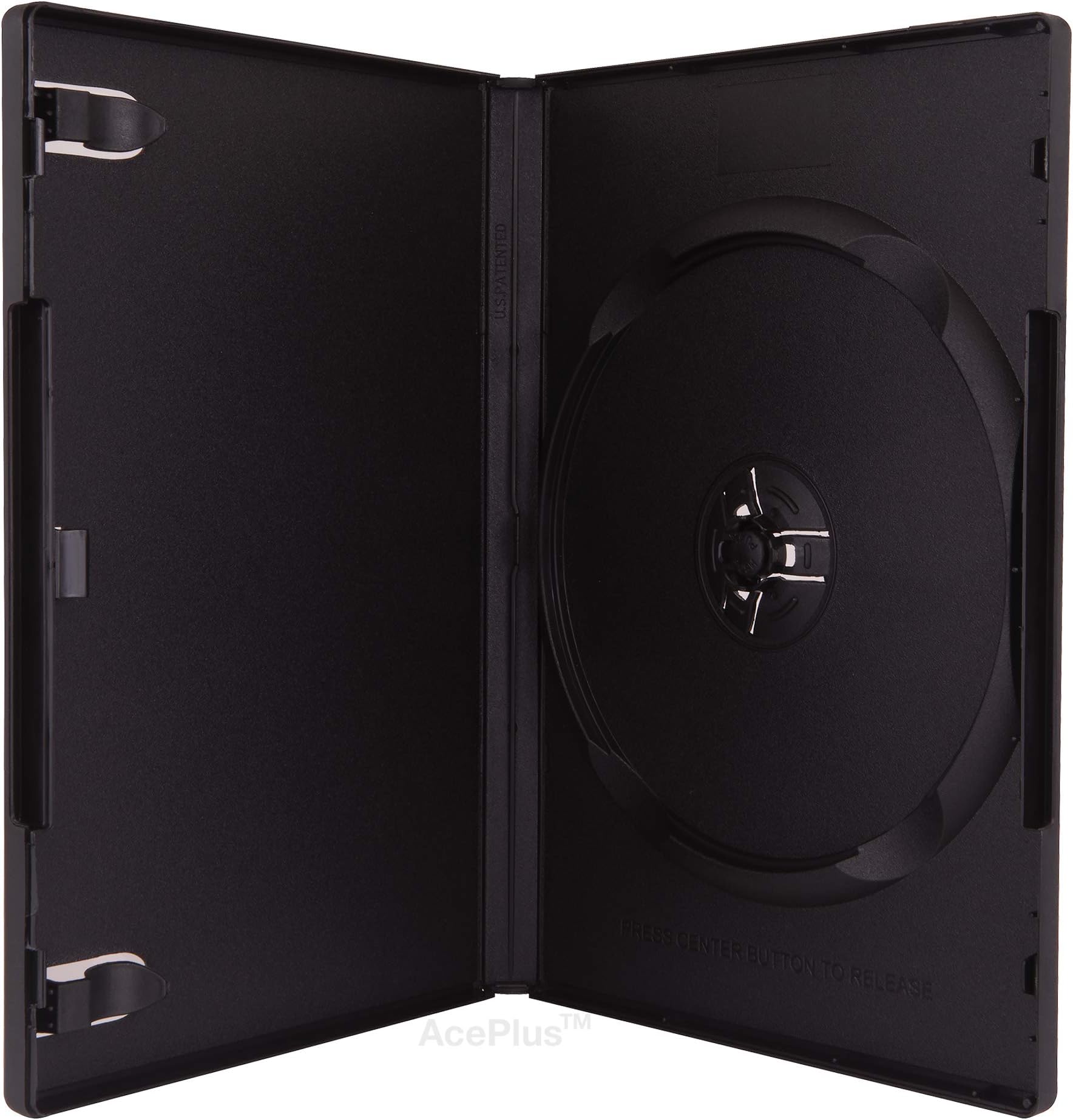 Amazon.com: AcePlus Premium Double 2-Disc DVD Cases in 14mm Standard Thickness with Side-by-Side ...