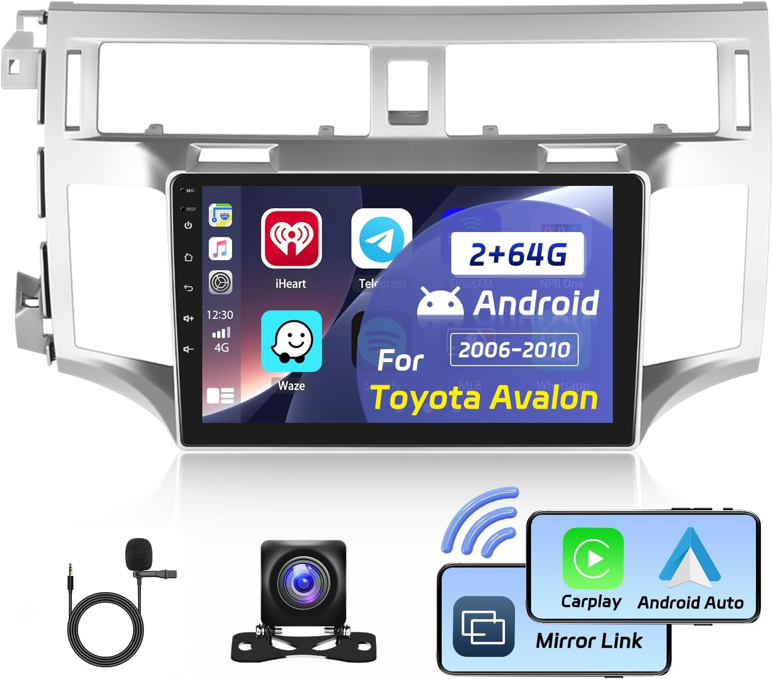 Amazon.com: Roinvou 2+64G Android 13 CarPlay Stereo for 2006-2010 ...