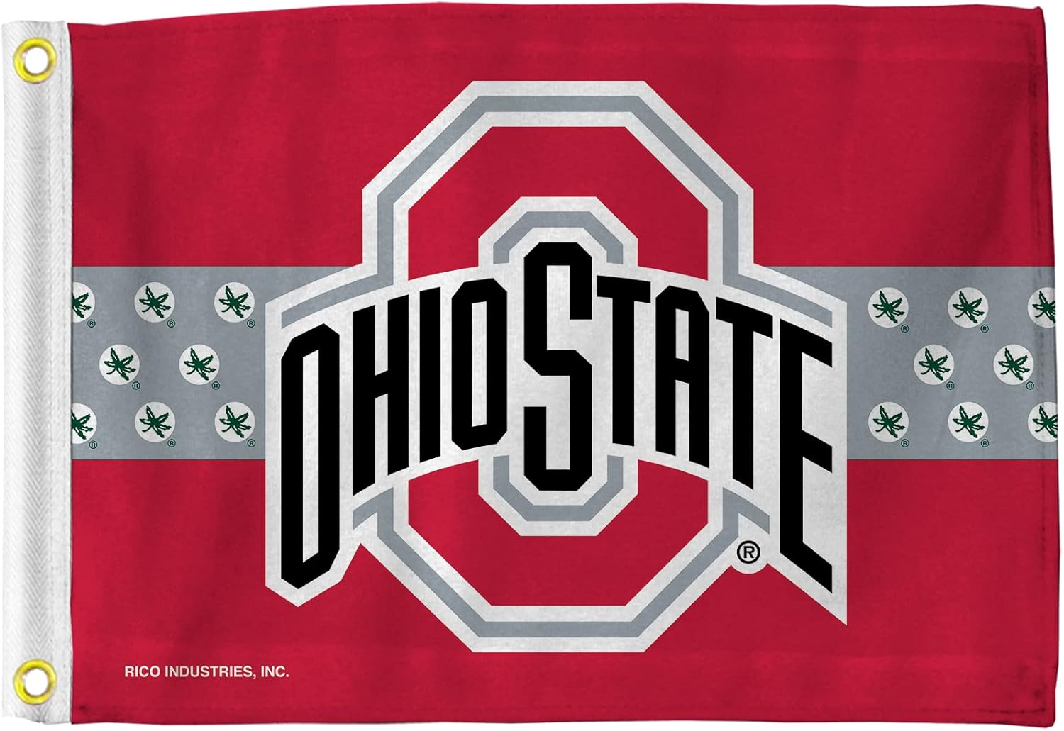 Amazon.com : Rico Industries NCAA Ohio State Buckeyes Gray Buckeye Leaf ...