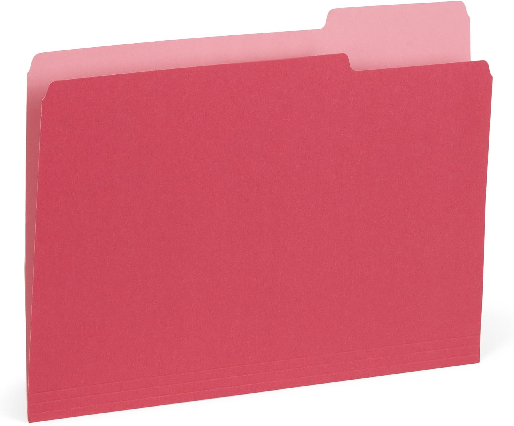 Amazon.com : Pendaflex Two-Tone Color File Folders, Letter Size, Red, 1 ...