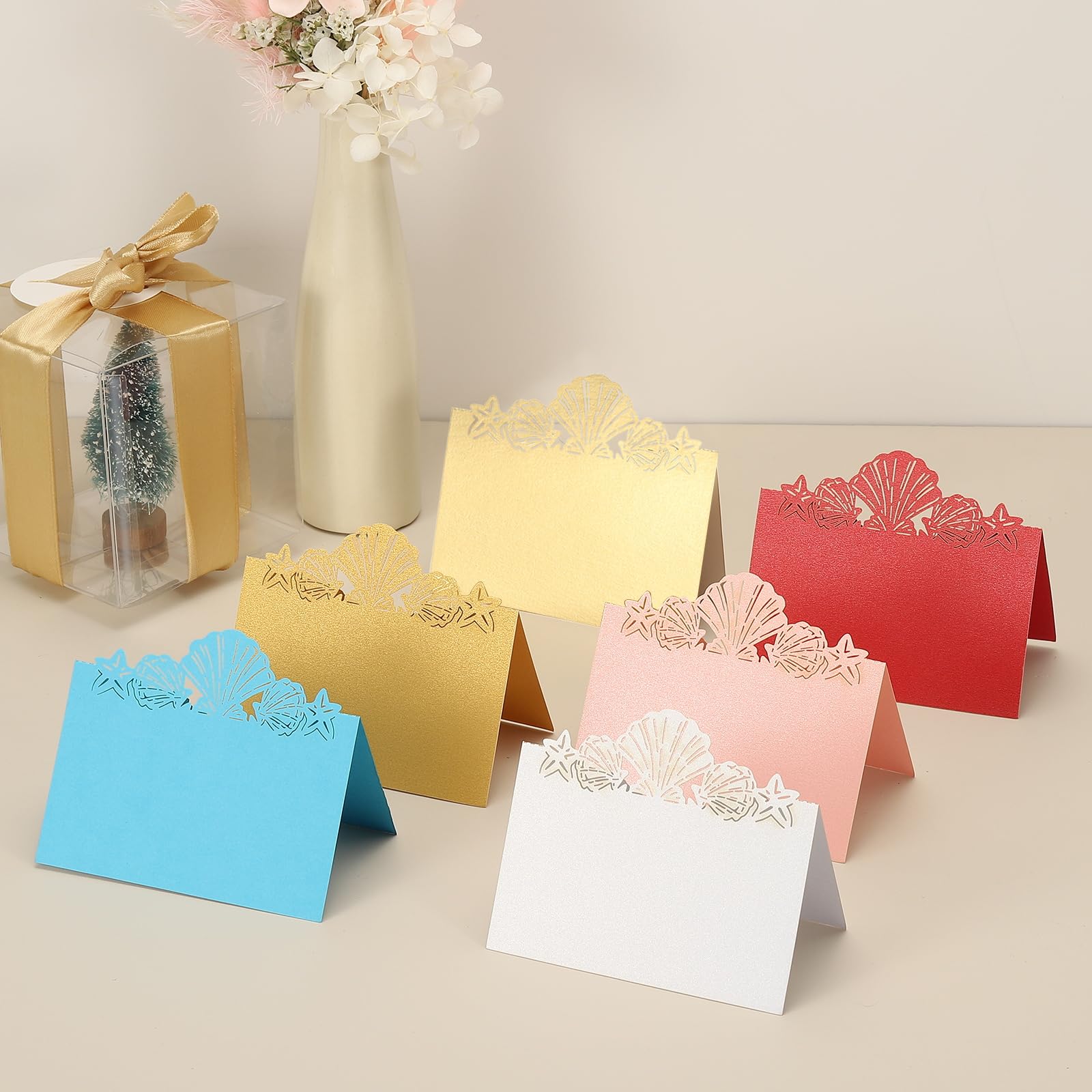 Table Name Cards Laser Cut Wedding Cards Tented Name Card Folded Cards ...