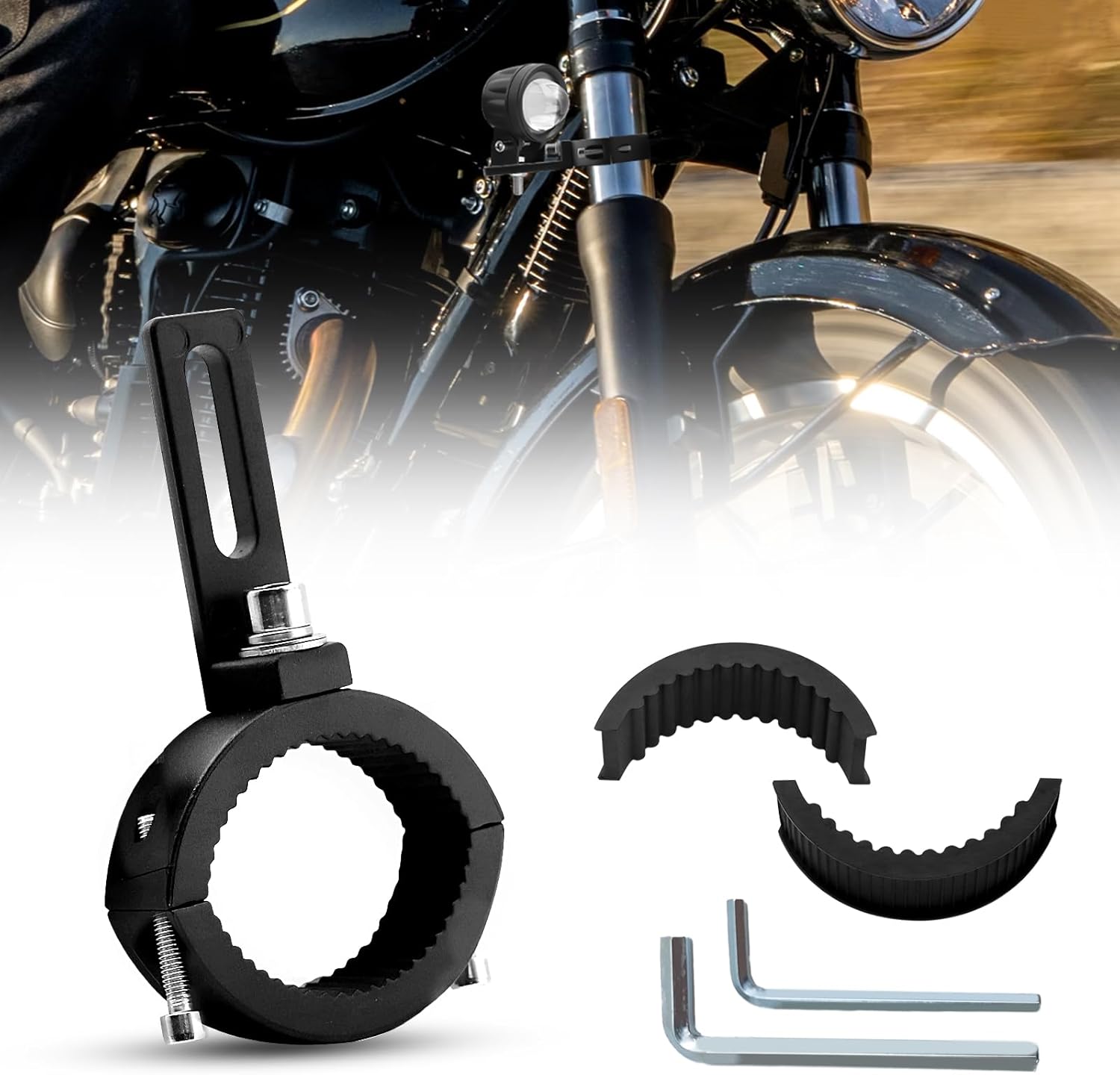 Amazon.com: Xuzimaoyi Motorcycle Light Bracket, Light Bar Mounts ...