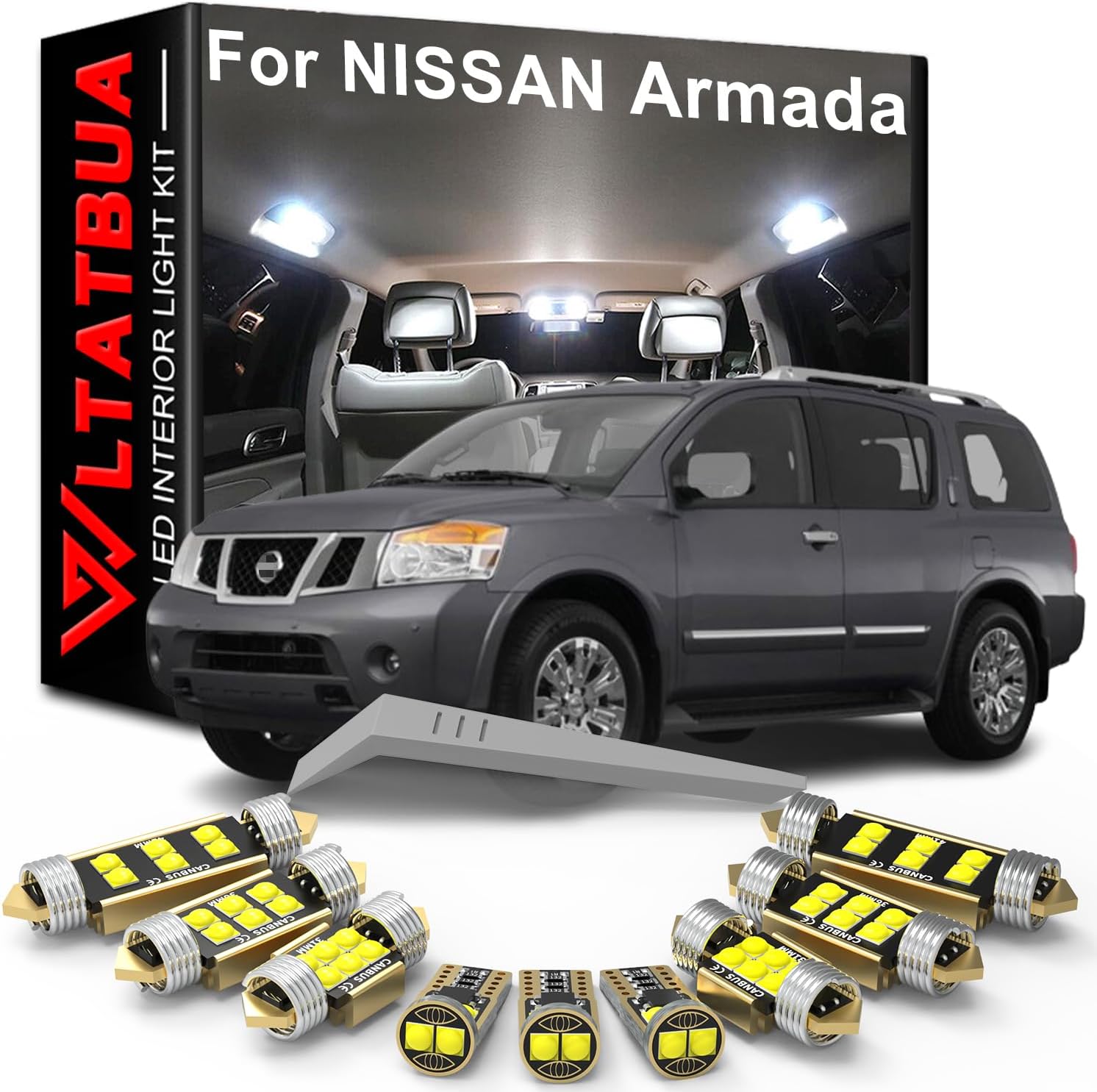 Amazon.com: LED Interior Light Kit Replacement for NISSAN Pathfinder ...