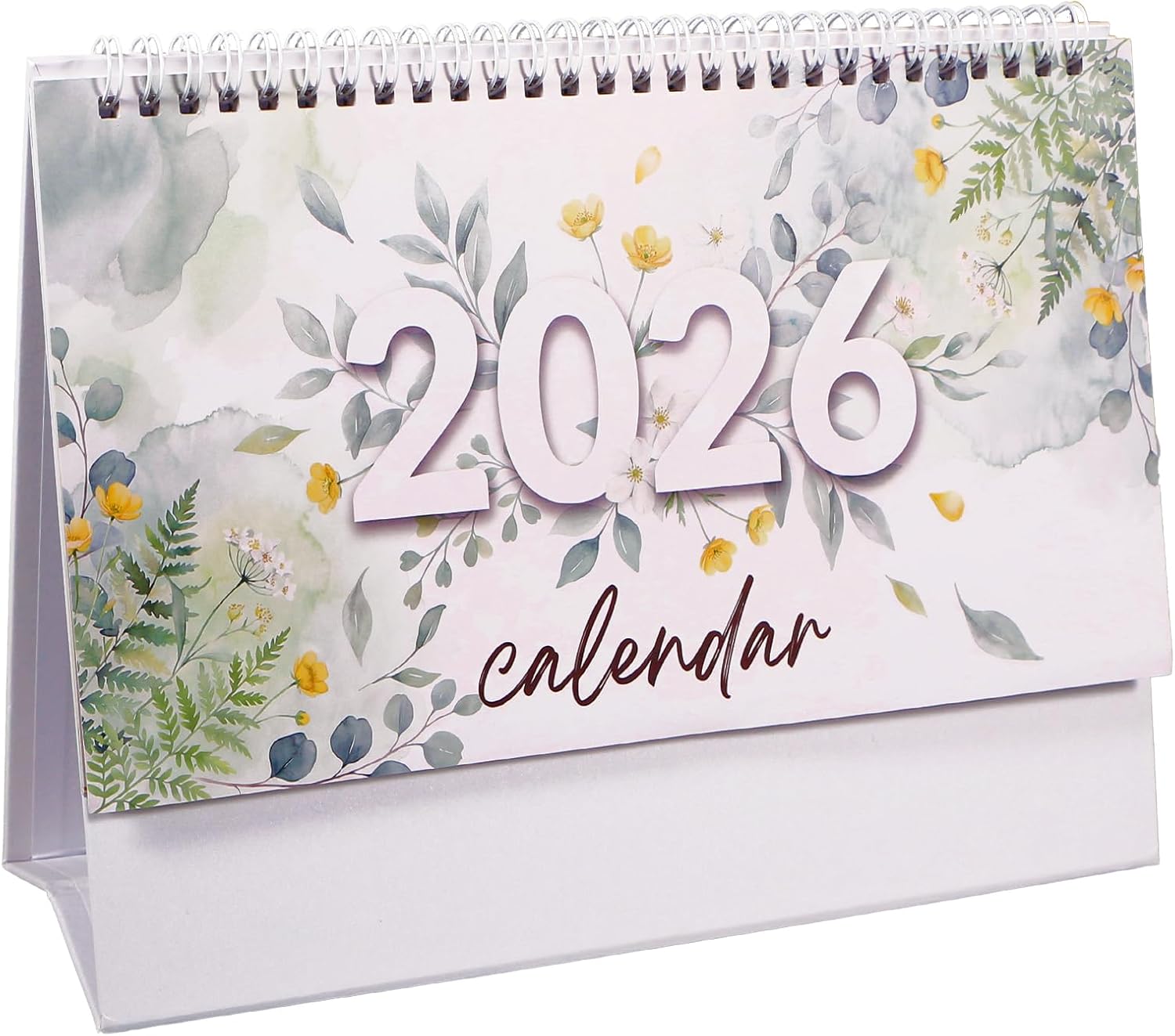 JEKUGOT Desk Calendar 2026, Flip Page Standing Desk Calendar ...