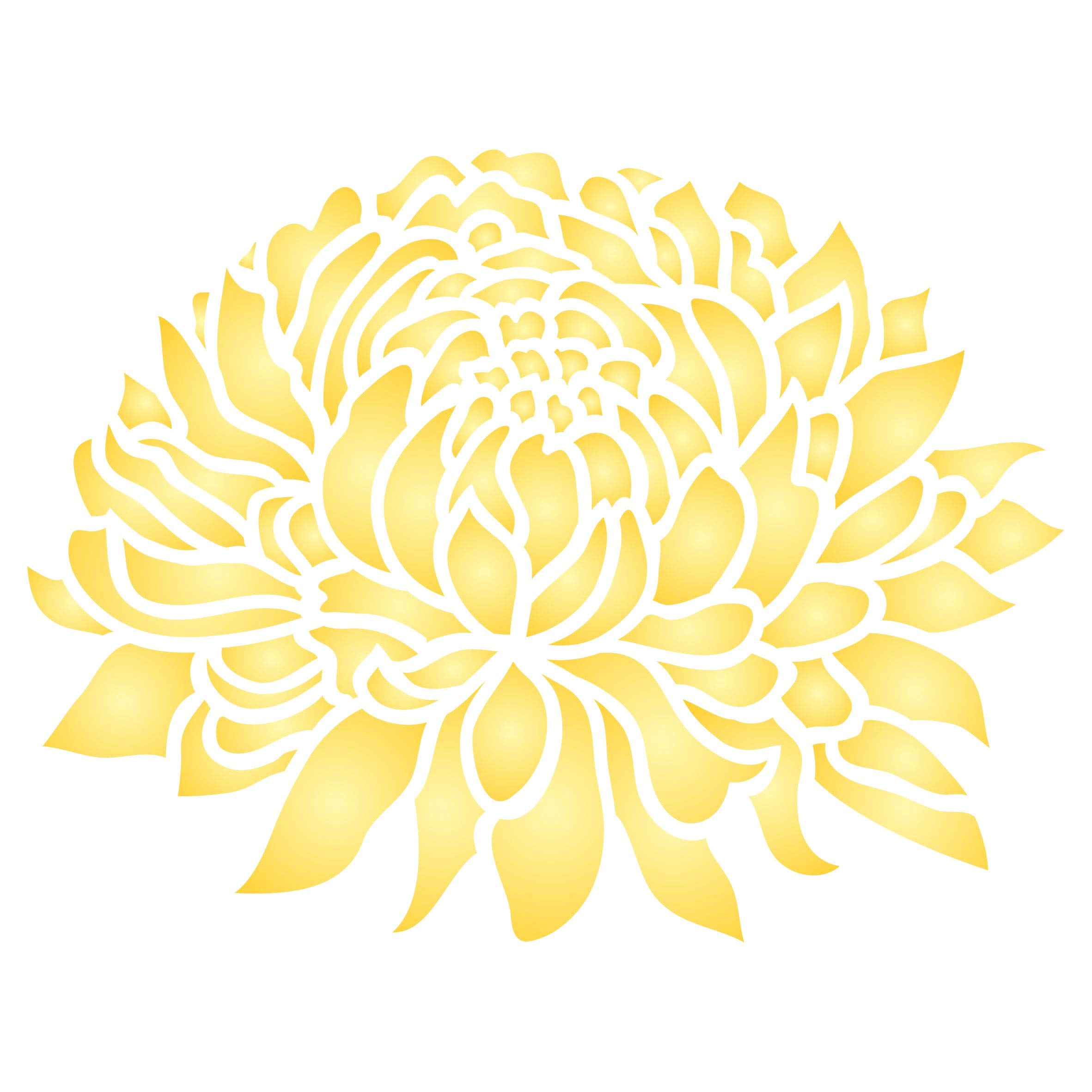 Chrysanthemum Stencil