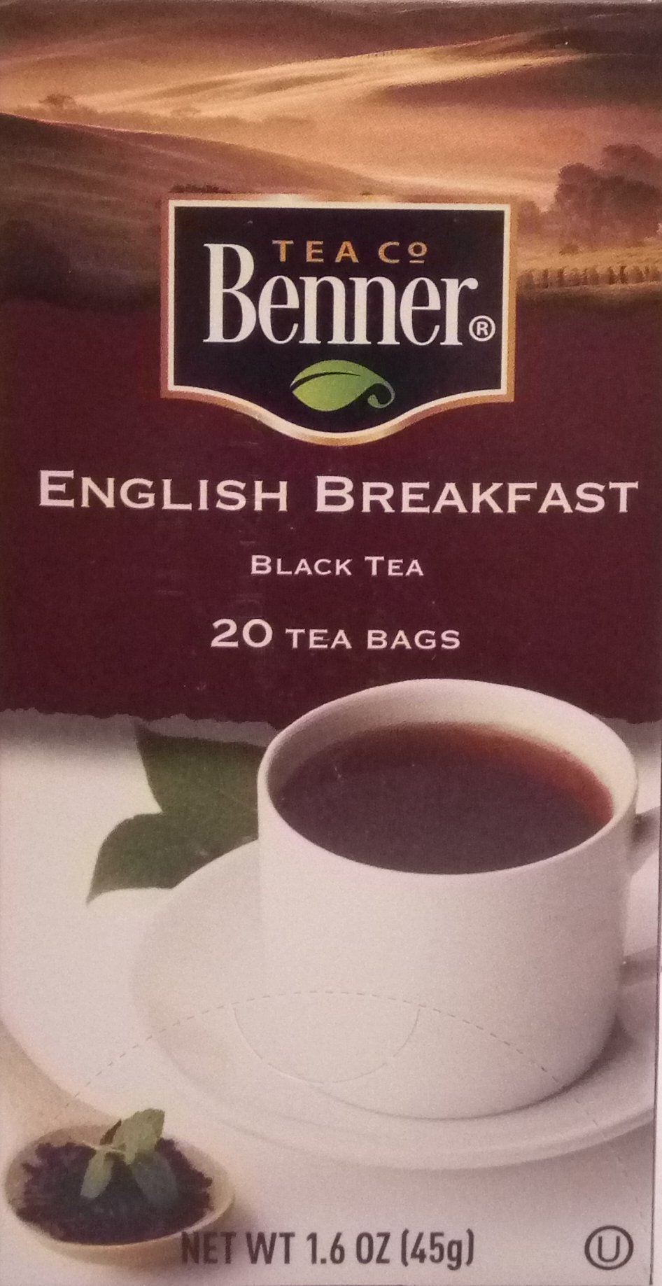 Amazon.com : Benner Tea Co. English Breakfast. 20 bags/Box : Grocery ...