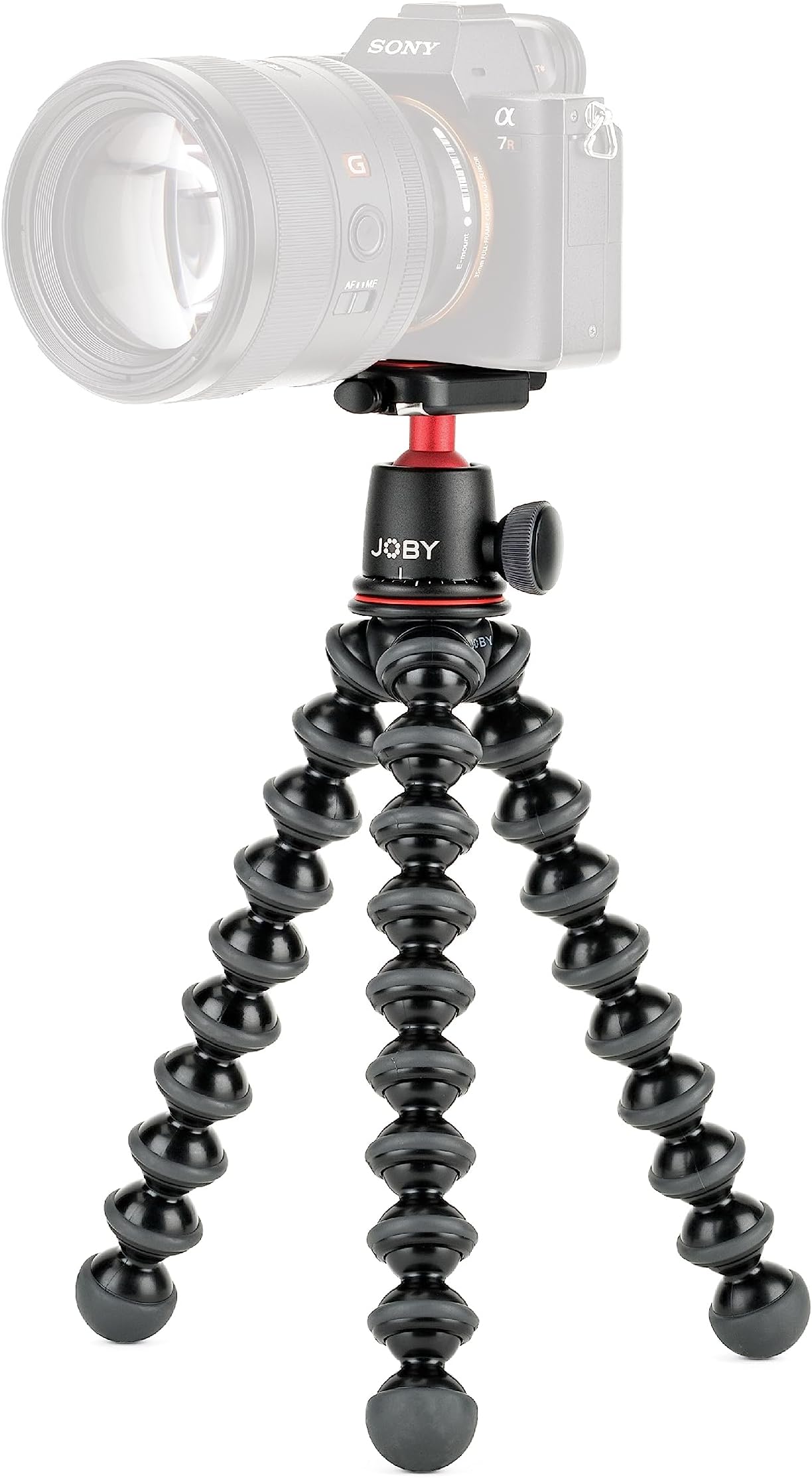Amazon.com : JOBY GorillaPod Action Video Tripod (Black and Red)- A ...