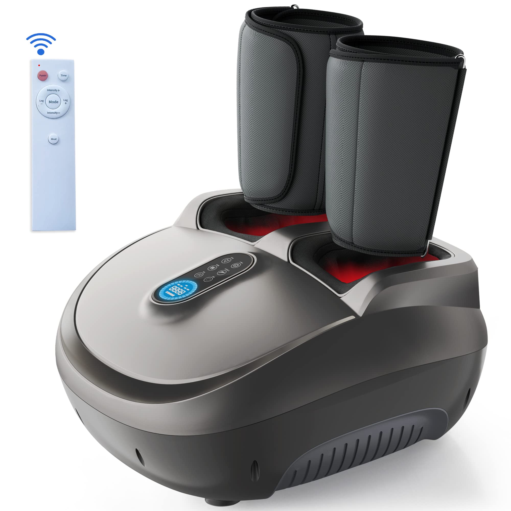 DQGM Shiatsu Foot Massager with Heating, Deep Kneading Massage ...