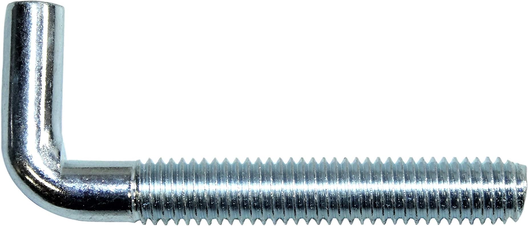 SN-TEC Schraubhaken/Wandhaken/Gewindehaken gerade M5x50mm verzinkt (10 ...