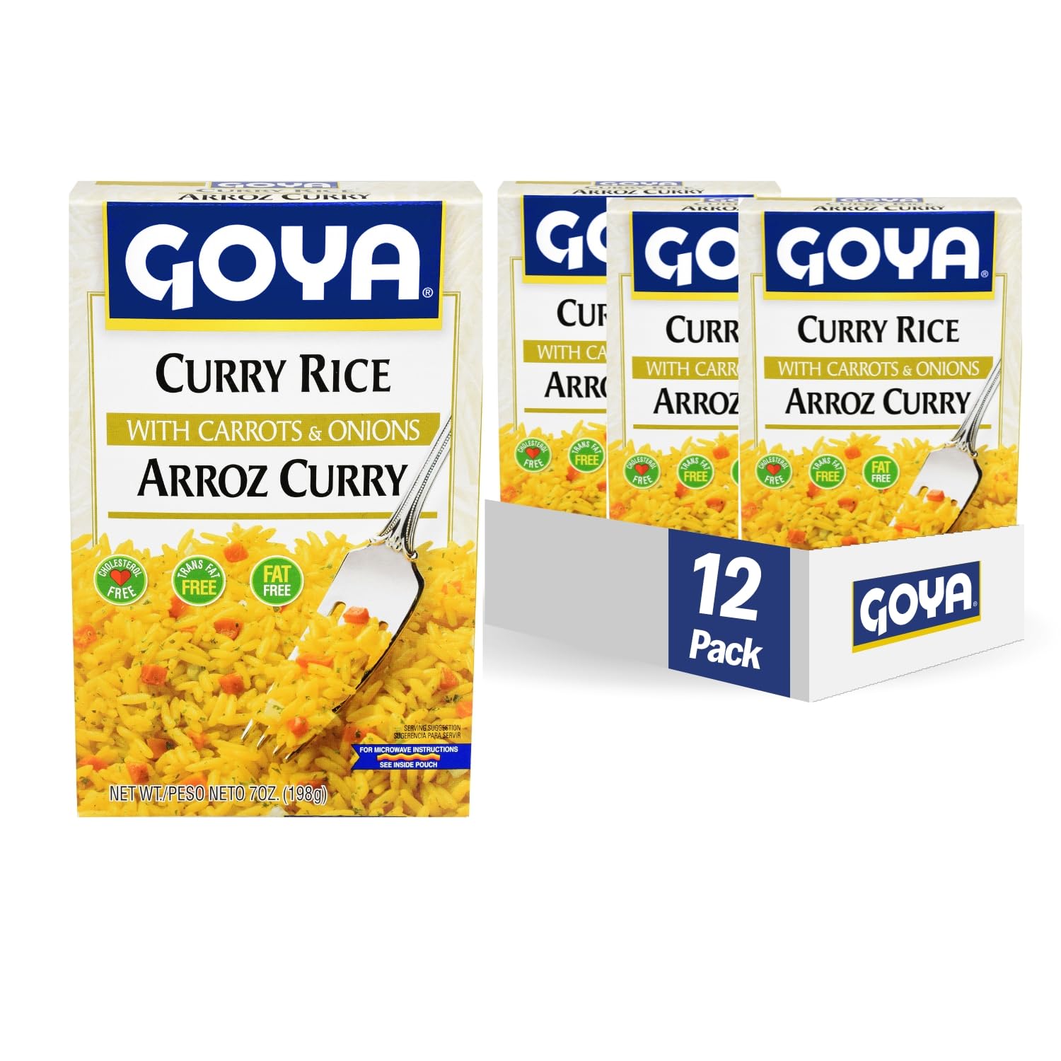 Amazon.com : Goya Foods Curry Seasoned Rice Mix, 7 Ounce (Pack of 12 ...