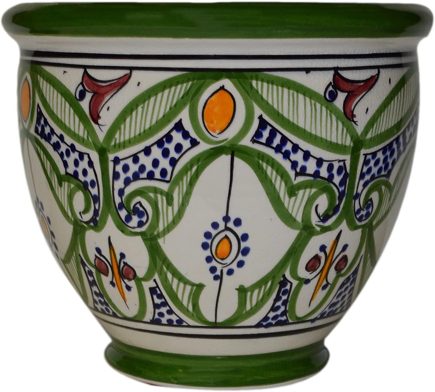 Amazon.com : Treasures Of Morocco Pots Flower Pot Moroccan Spanish ...