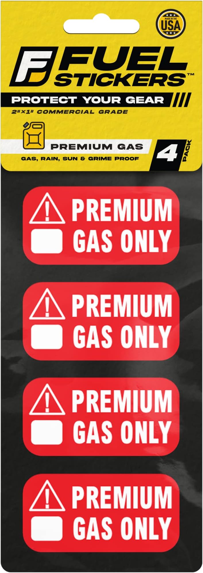 Amazon.com: Diesel Only Sticker for Gas Cap (Yellow) - Diesel Label for ...