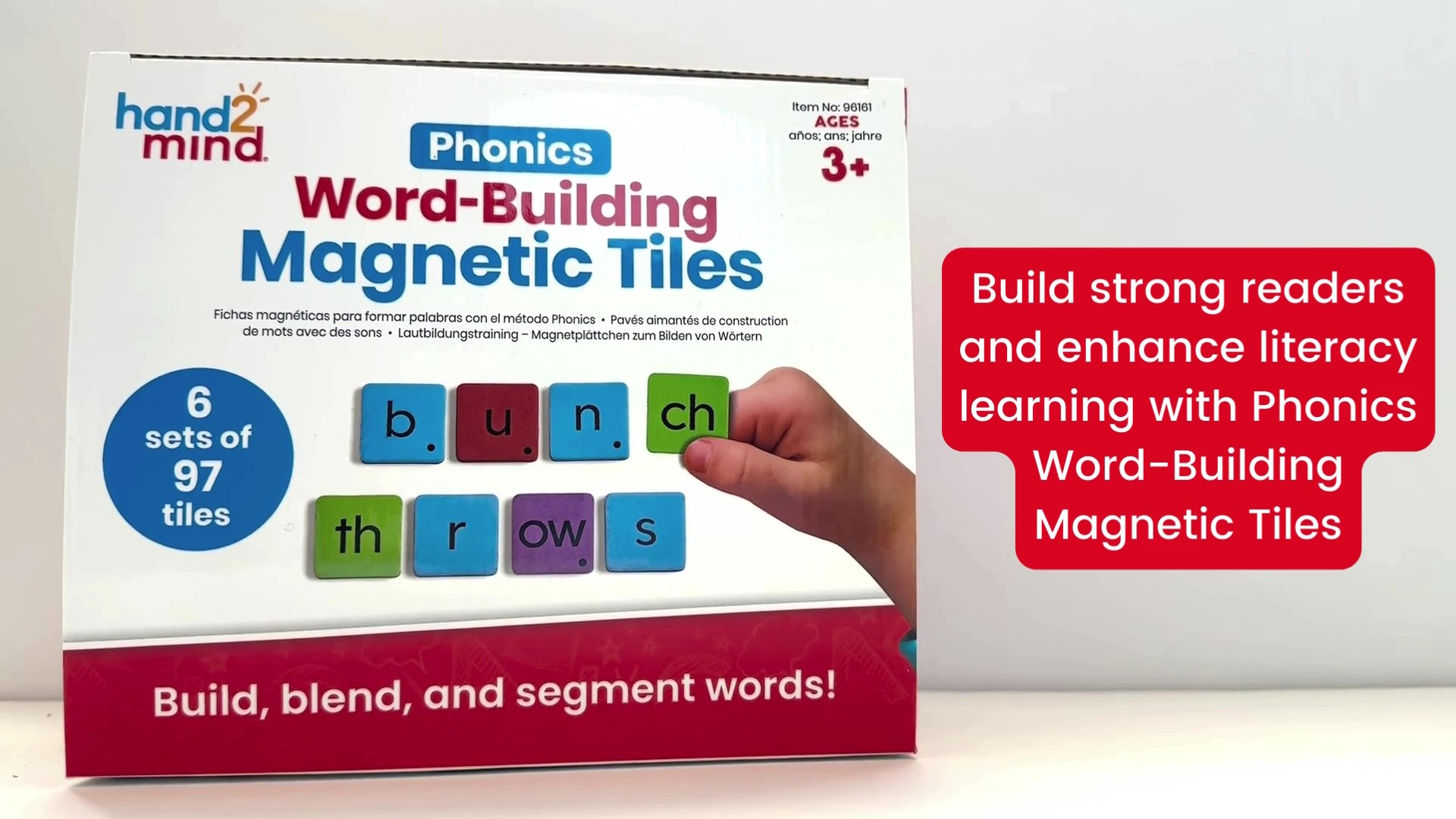 Phonics Games Reading Rainbow Hand2mind Phonics Word-Building Magnetic ...